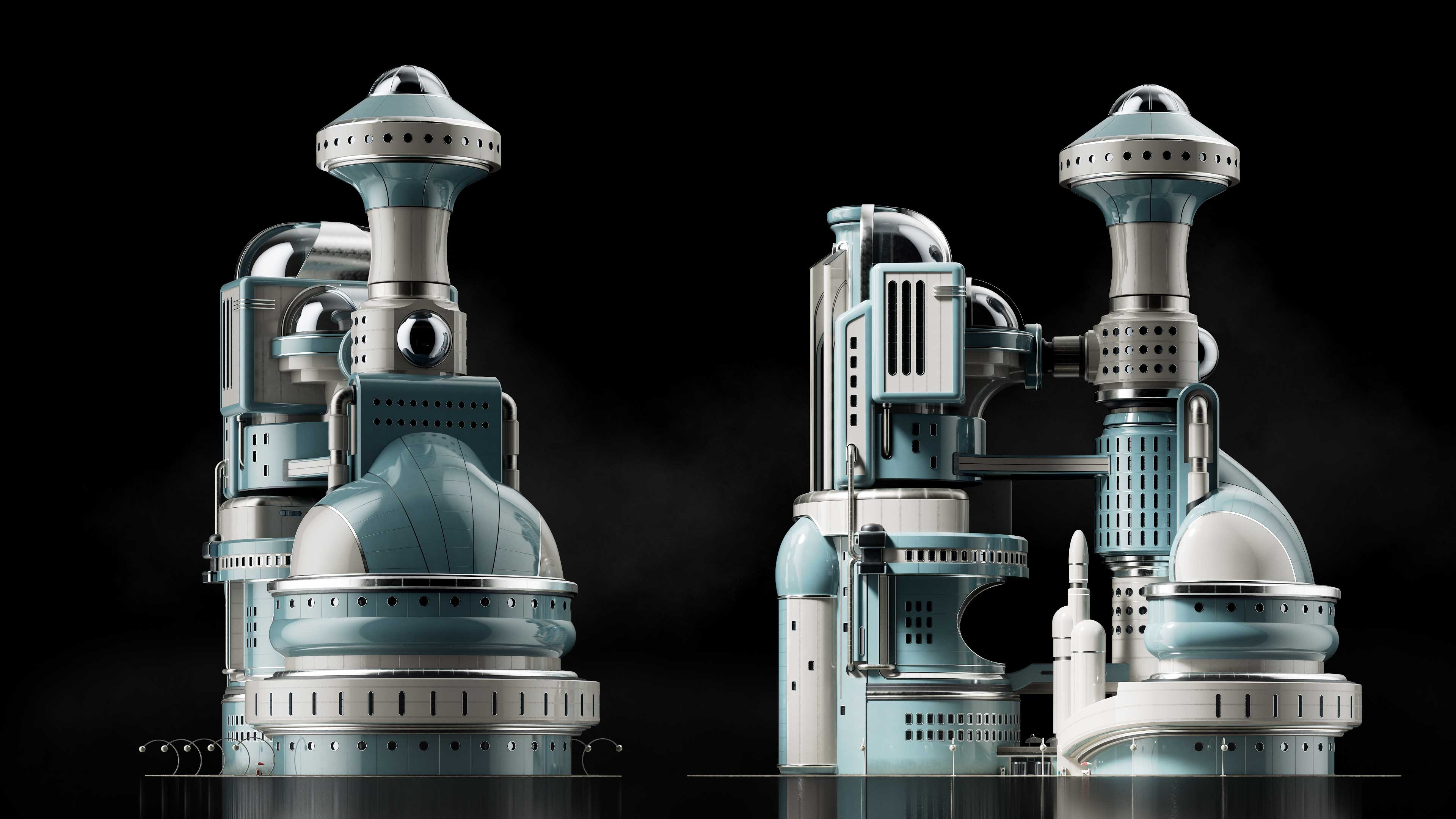 KitBash3D - "AtomPunk" - Premium 3D Models & Materials Kit