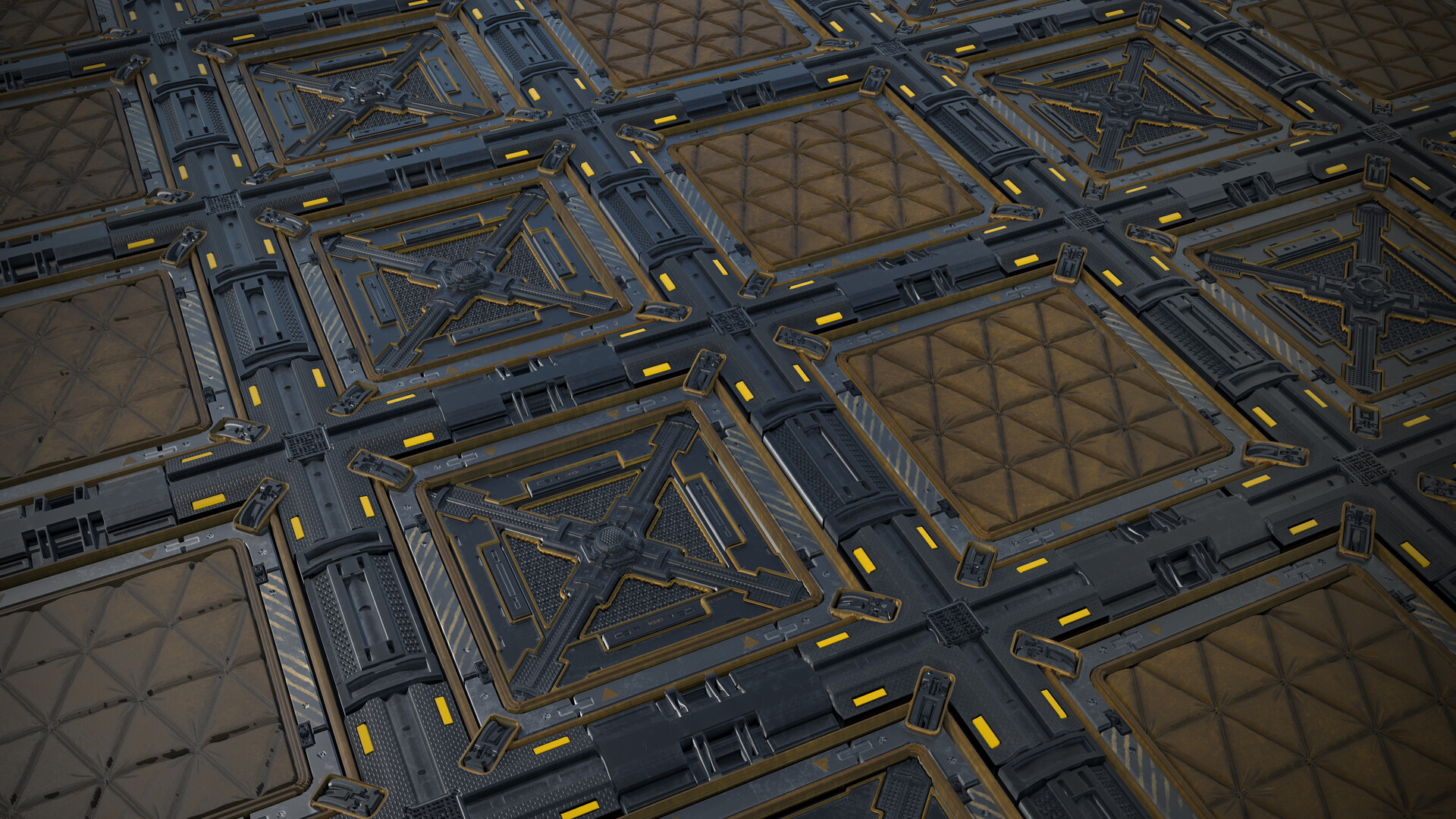 ArtStation - Sci-Fi Interior Panel Material