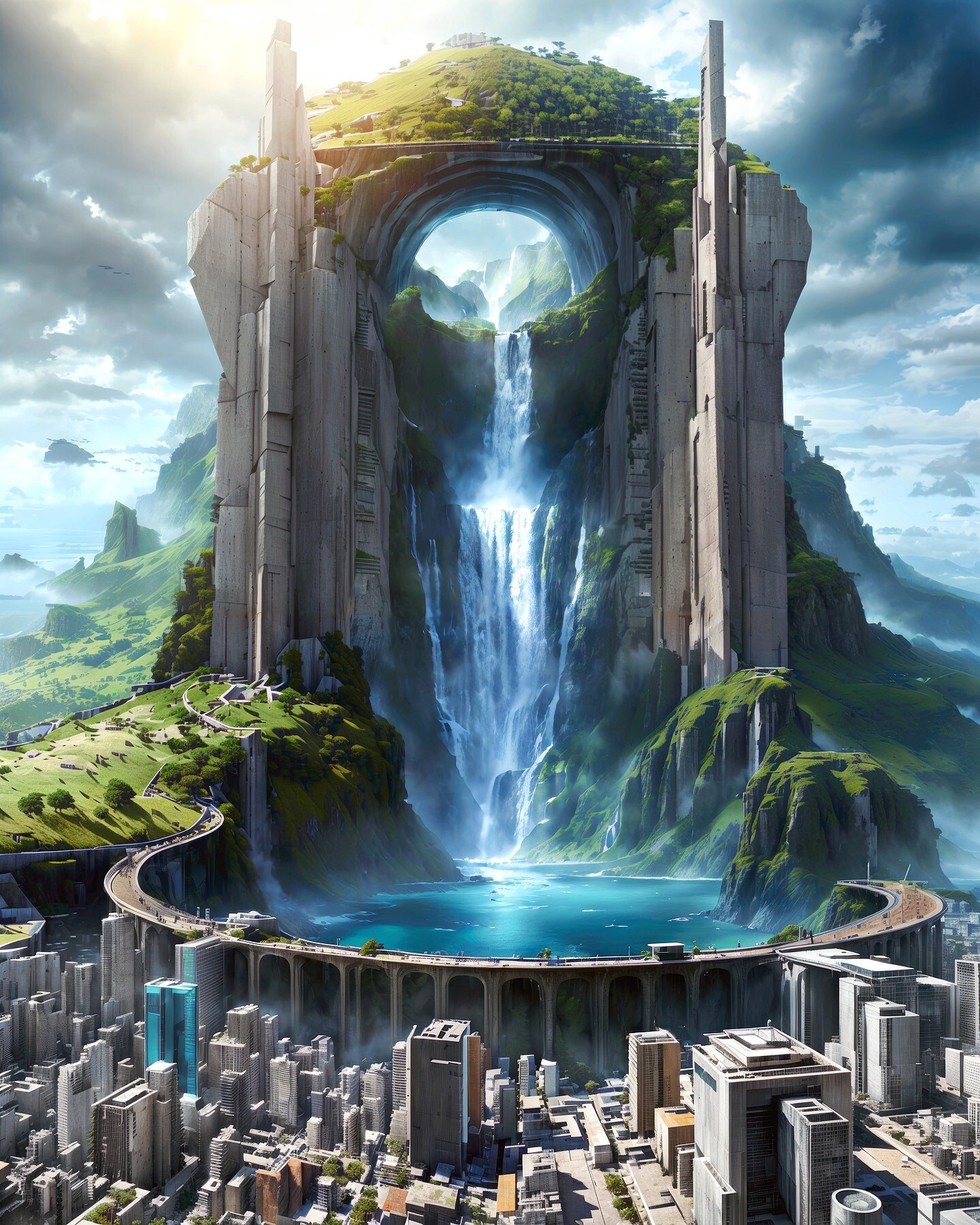 ArtStation - Water Shrine 2079 (SDXL)