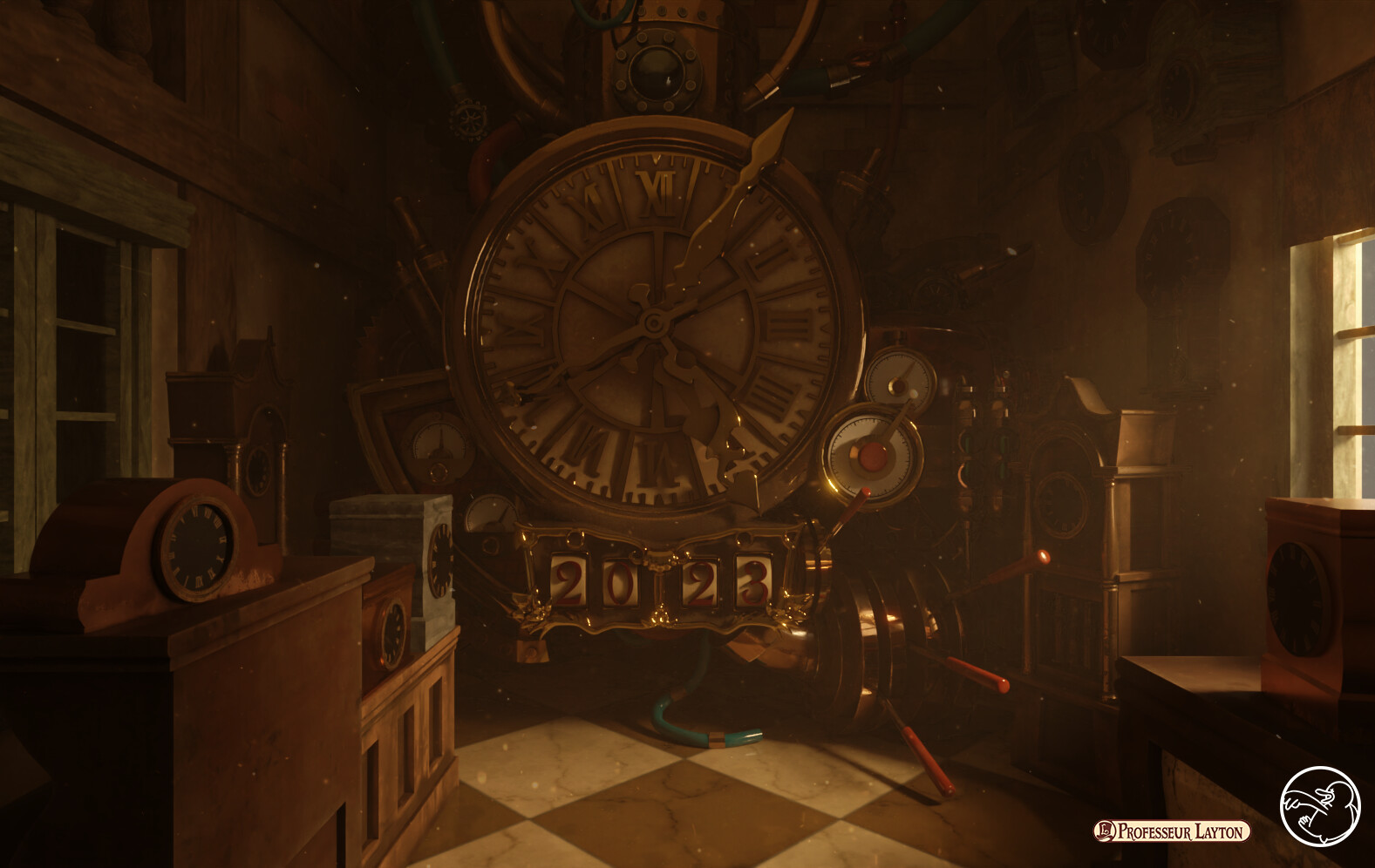 ArtStation - Professor layton and the unwound future_concept 3d