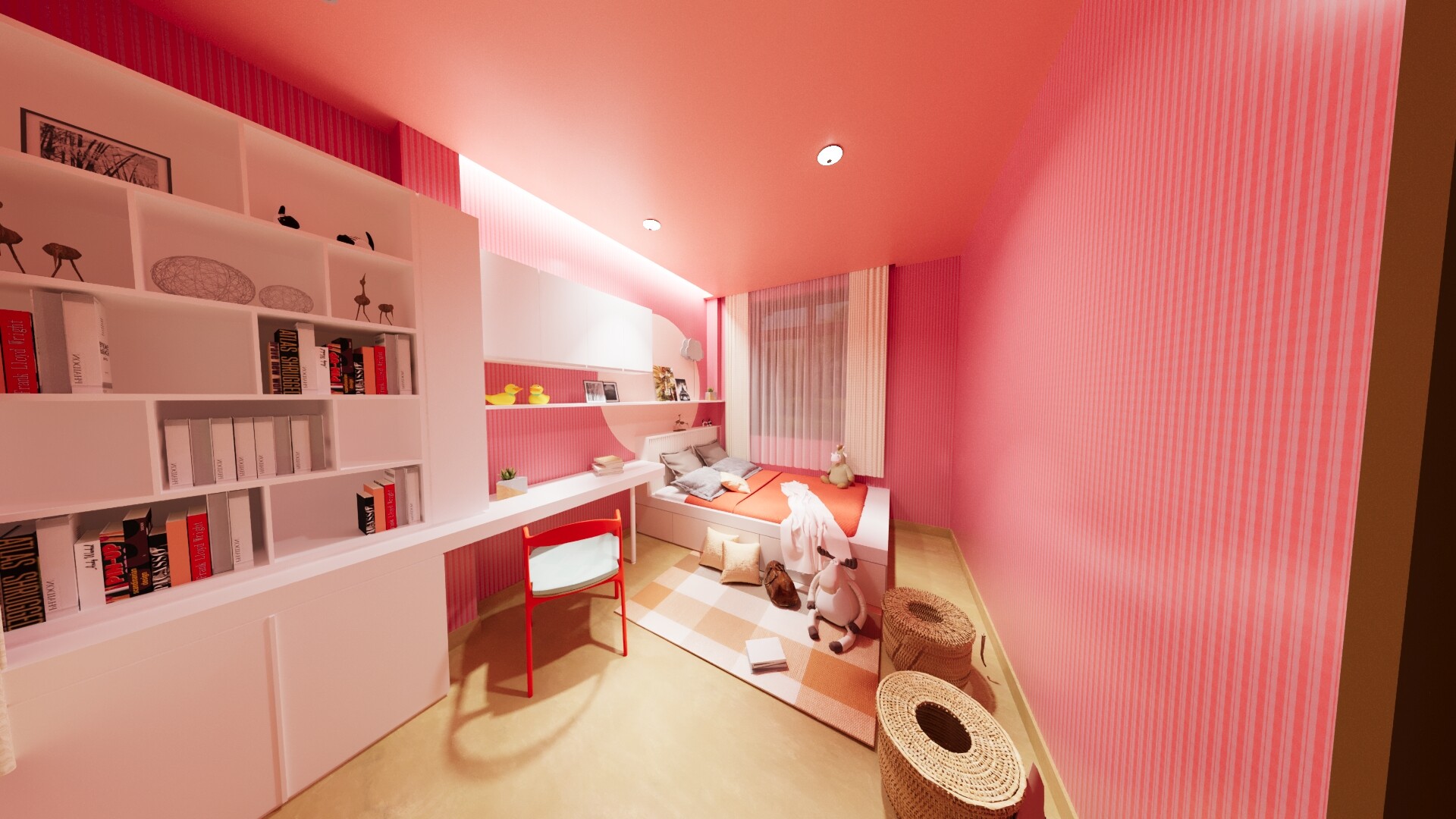 ArtStation - 3d Children room interior visualization
