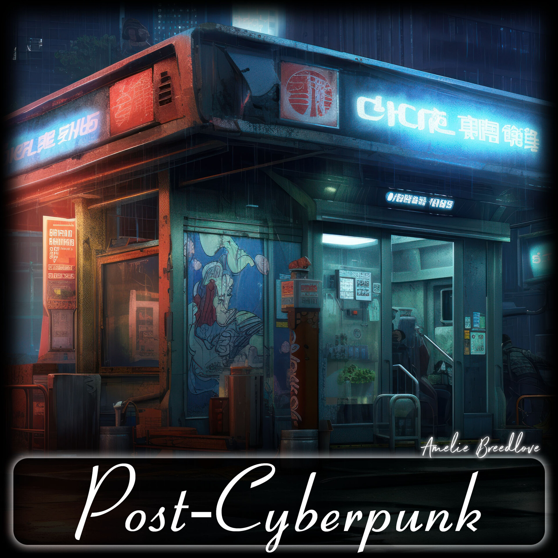 ArtStation - 210 Post-Cyberpunk - Exterior Reference Pack | 4K | v.70