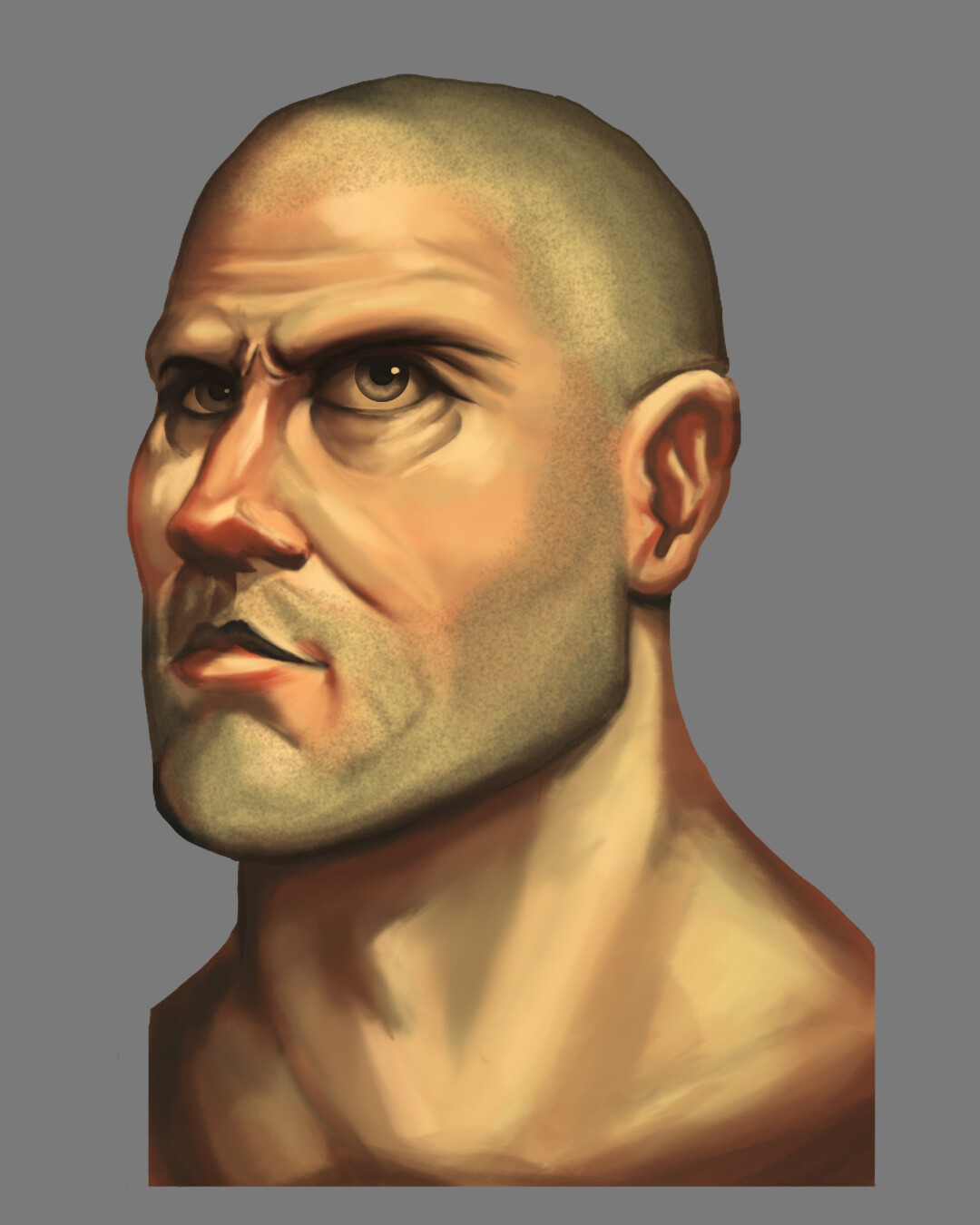 oLucca - Male Face Project (Painting Study)