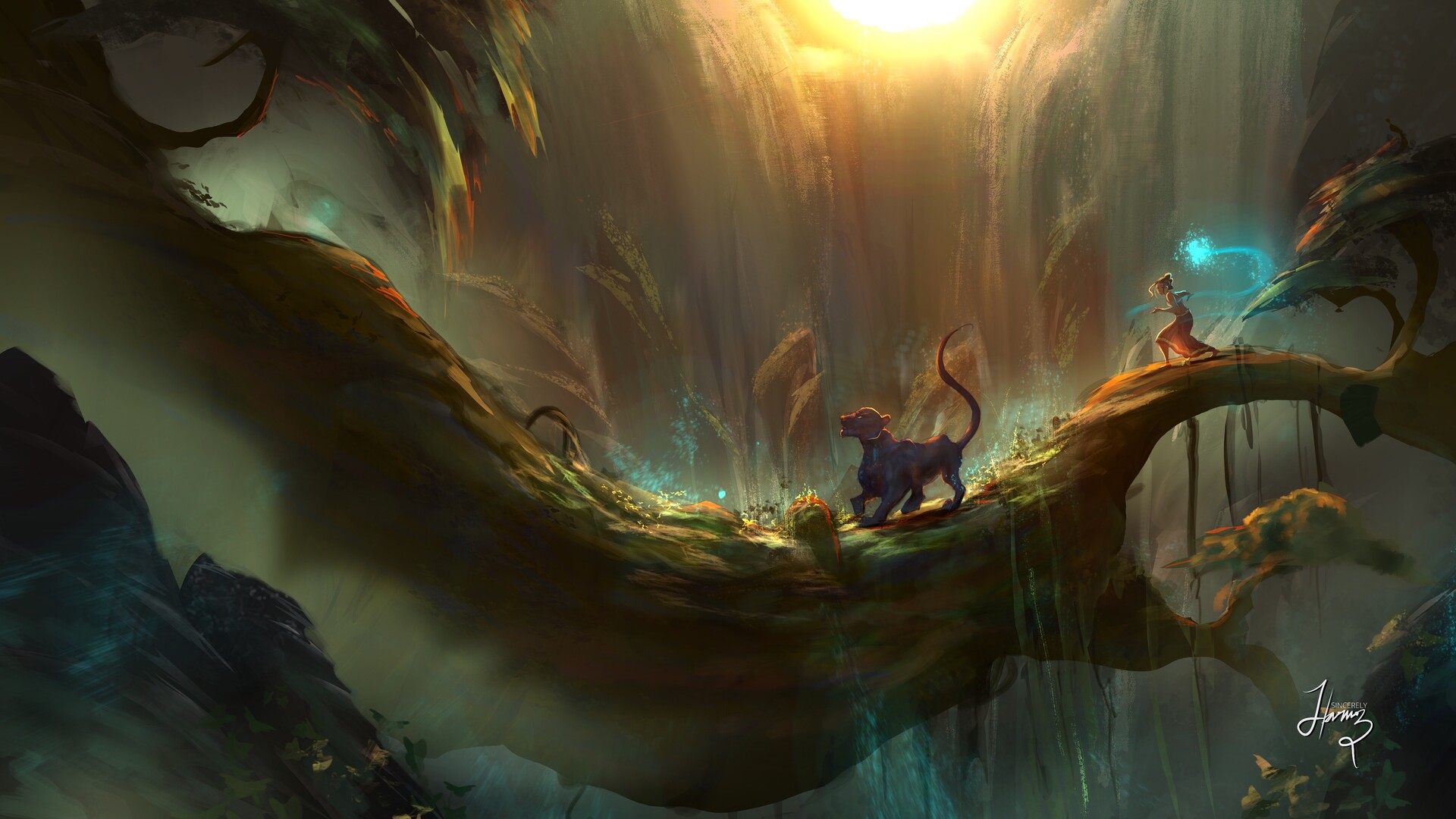 ArtStation - First Encounter with a Spirit