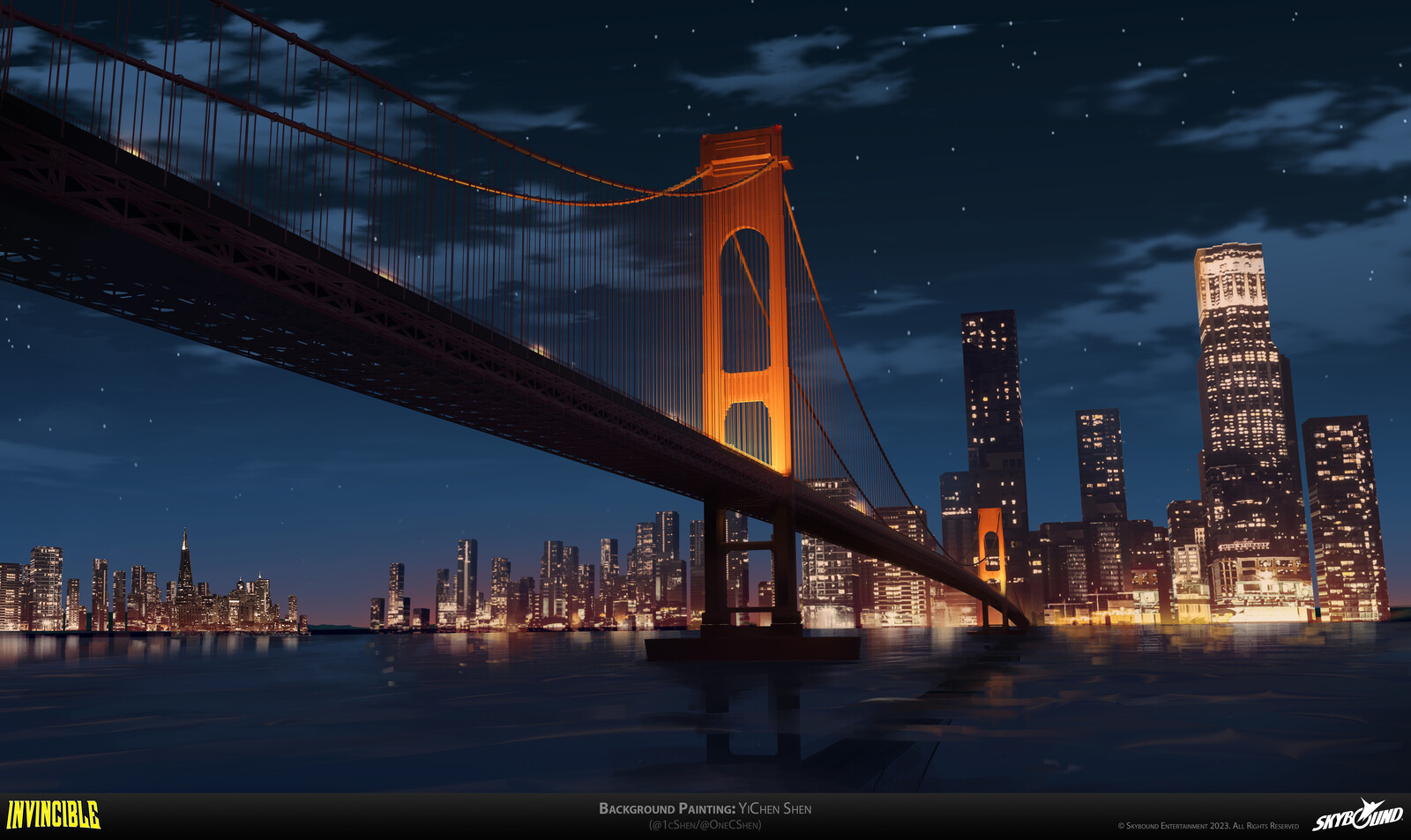 YiChen Shen - Invincible S2 Atom Eve Special Background Paint