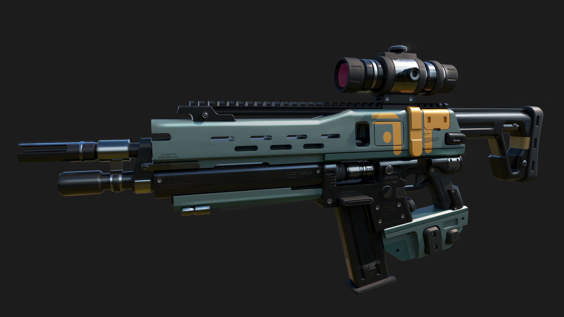 ArtStation - Fichelle HAR - Heavy Assault Rifle