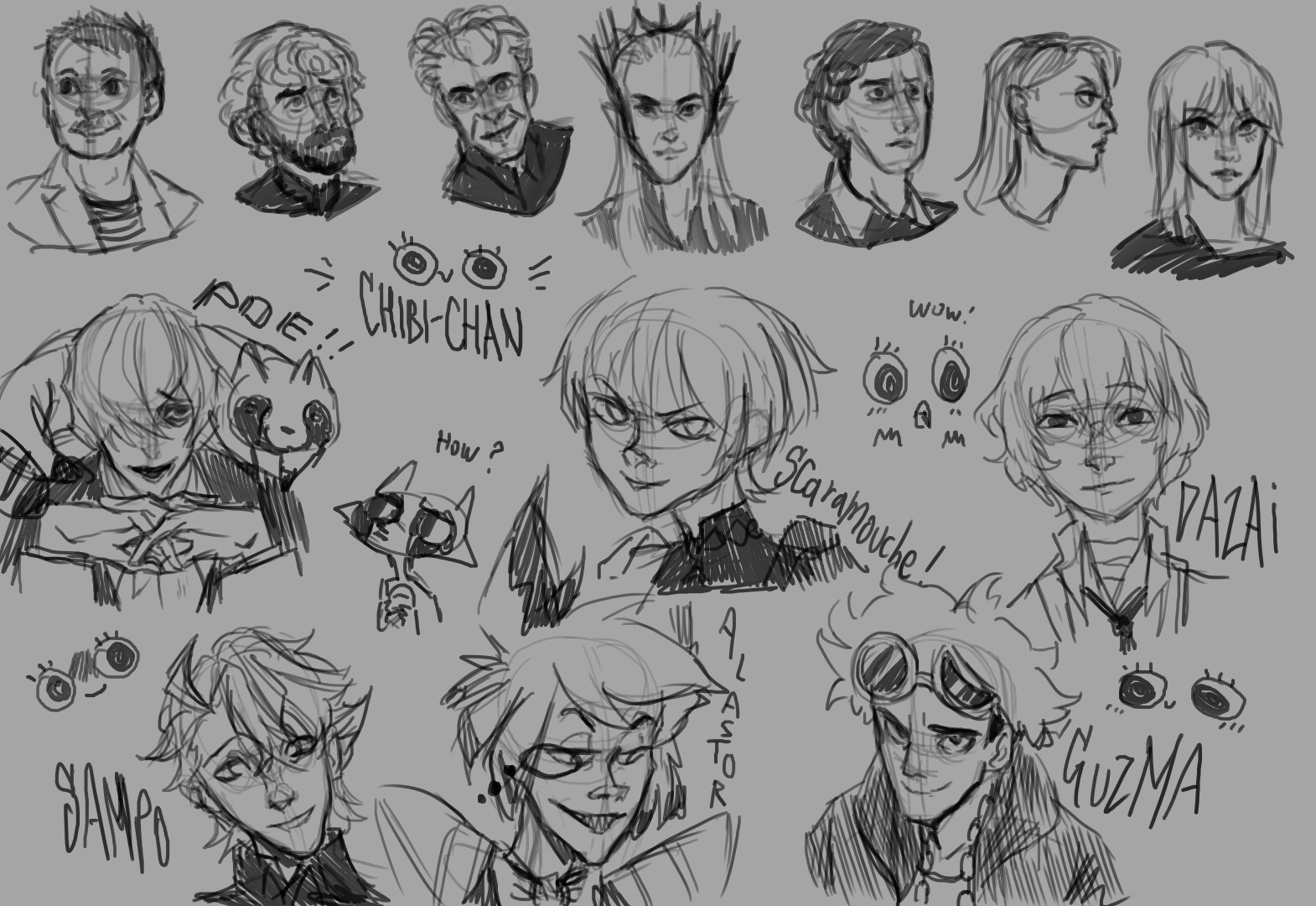 ArtStation - Faces practice