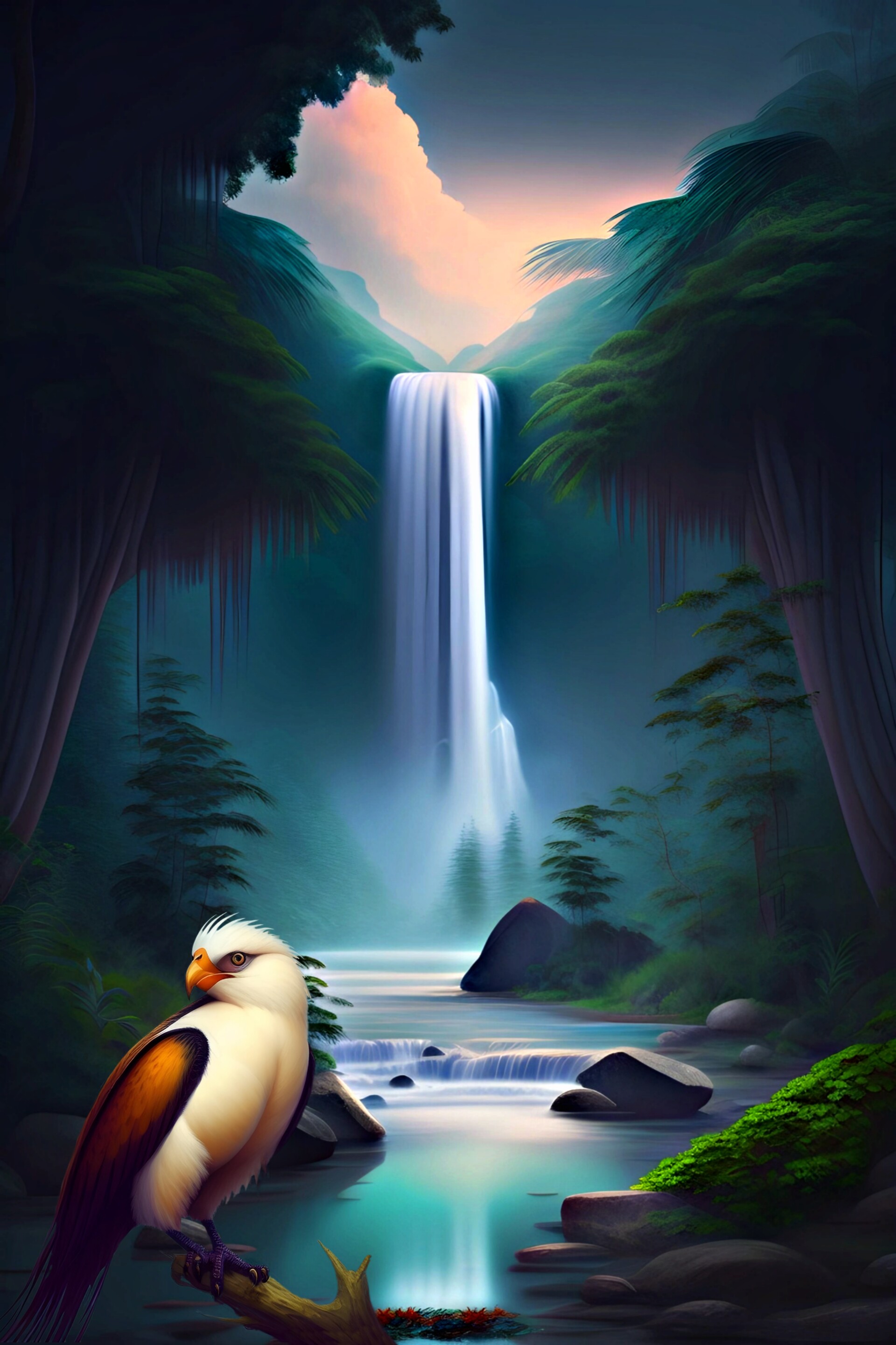 ArtStation - Der Kolondo Vogel aus den Wasserwelten des Jungleplaneten ...