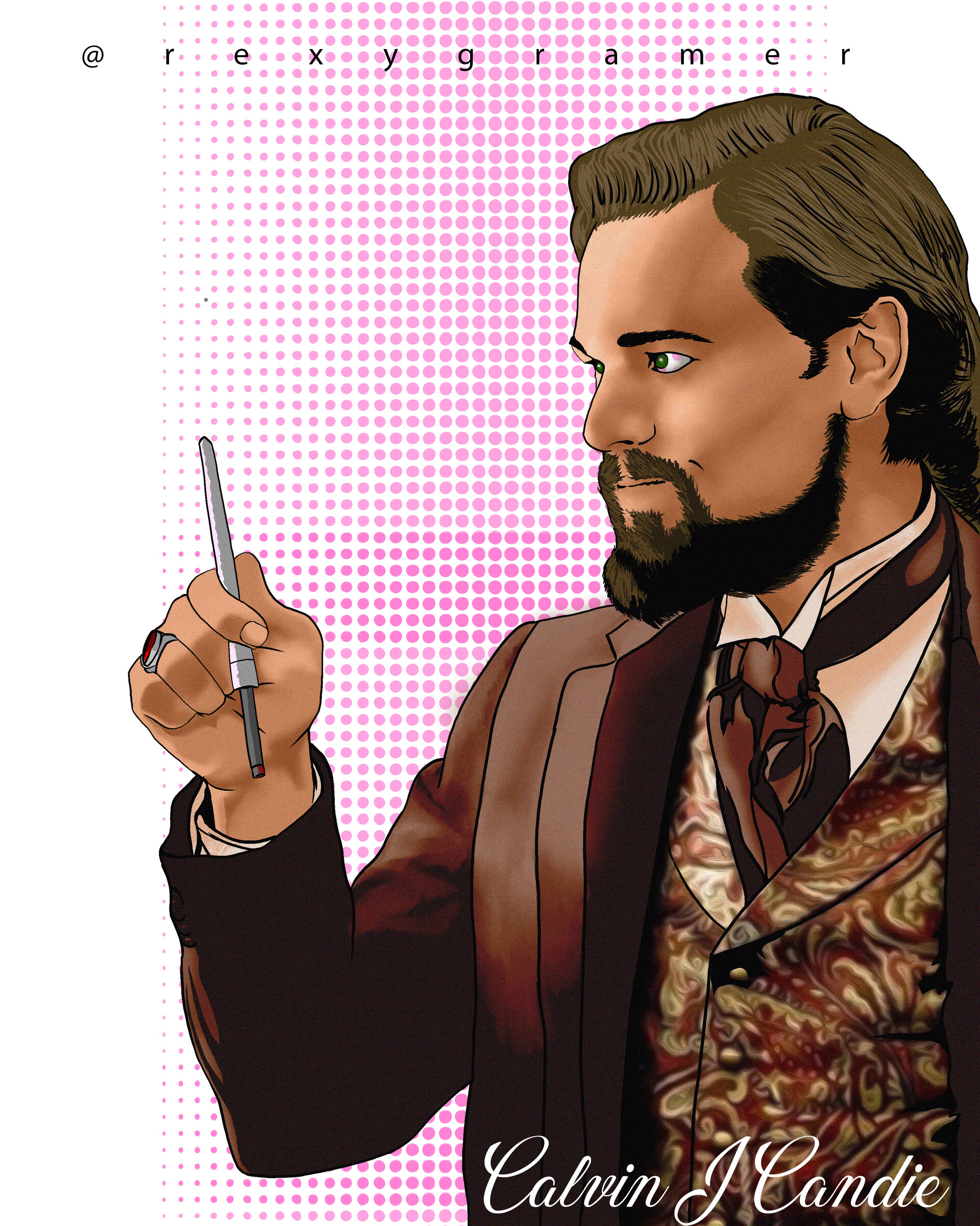 Calvin Candie Wallpaper