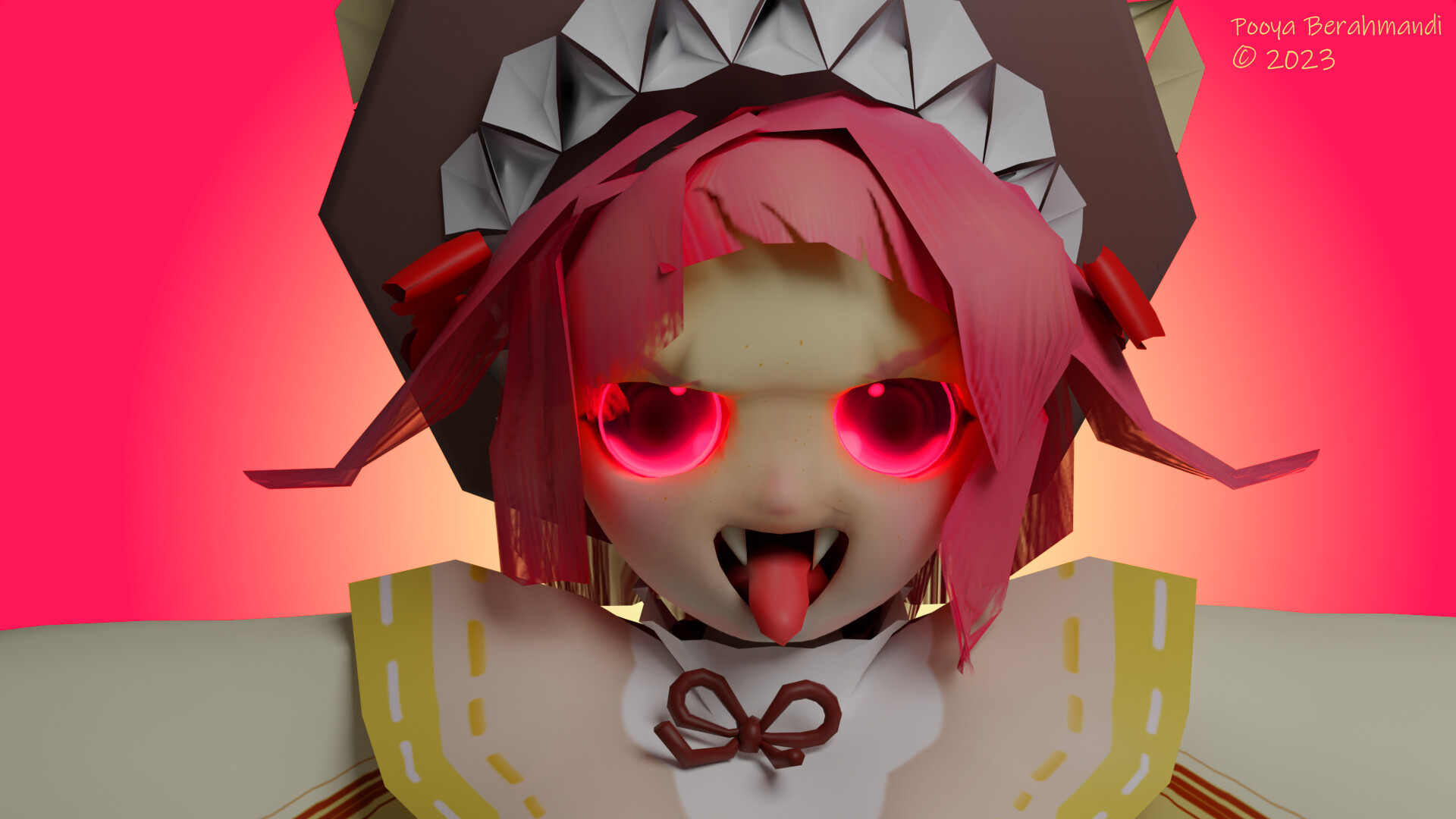 Pooya Berahmandi - Odenta Mitsuyo Monster Strike Low-poly Rigged