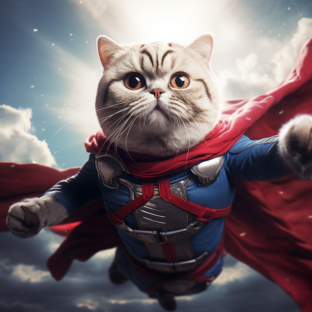 ArtStation - The Hero-Super Cat