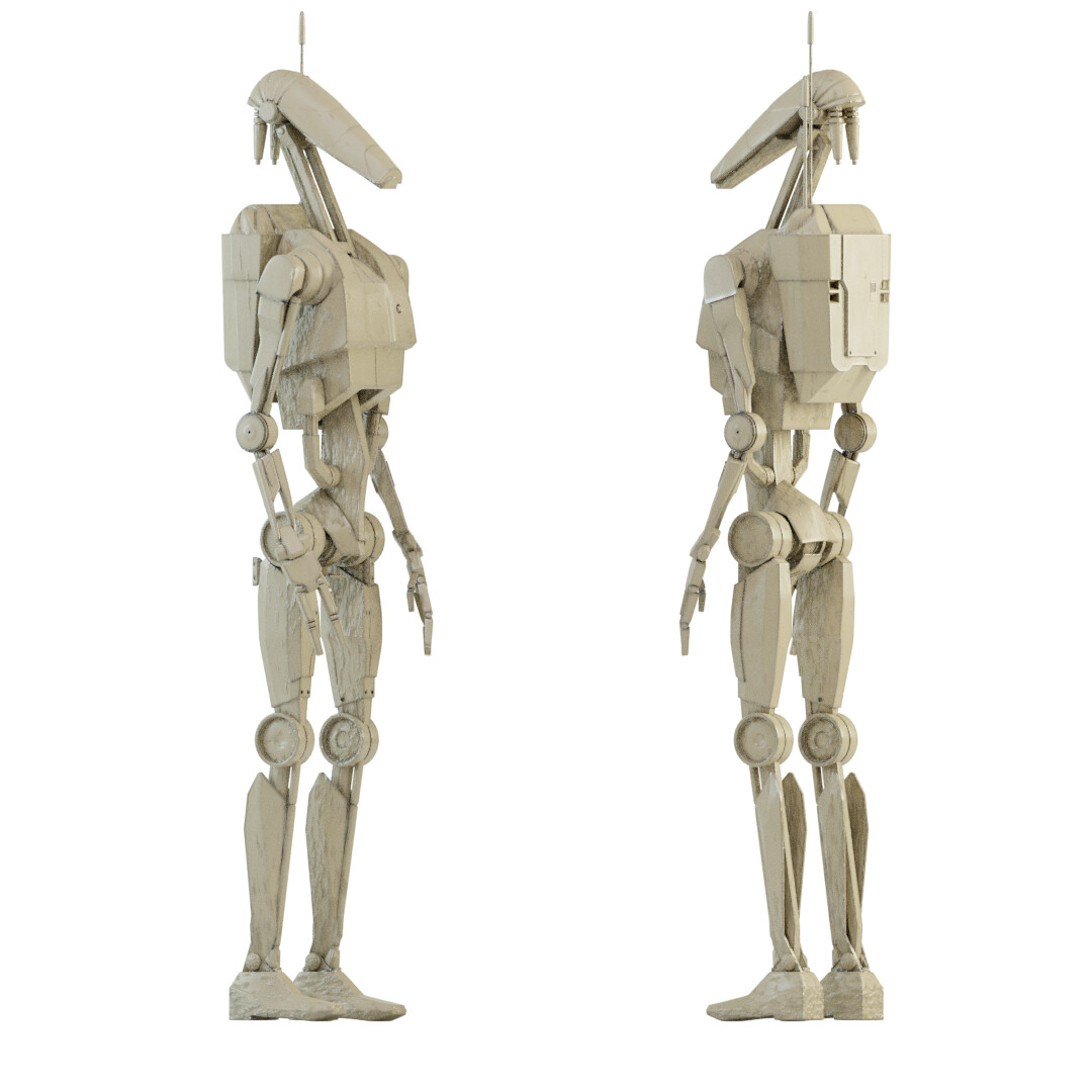 ArtStation - B1 Battle Droid star wars