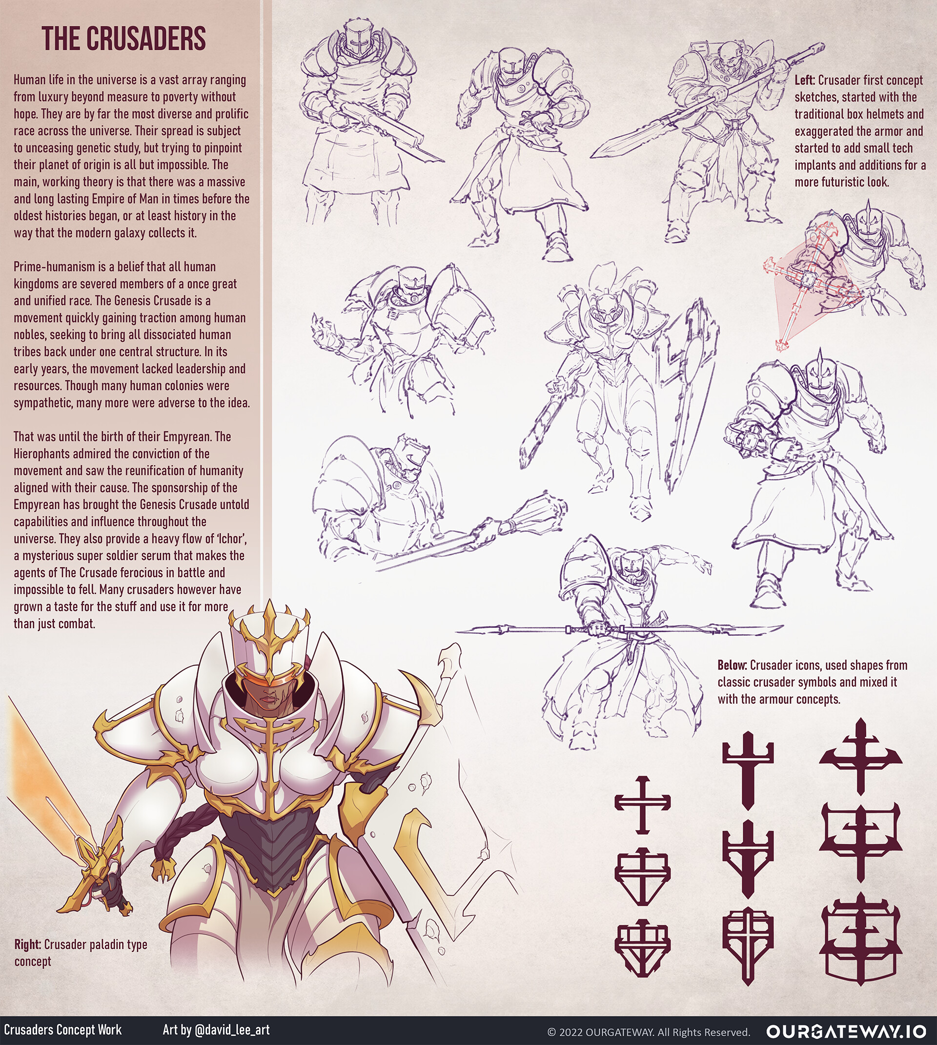 ArtStation - Ourgateway Crusaders Codex File