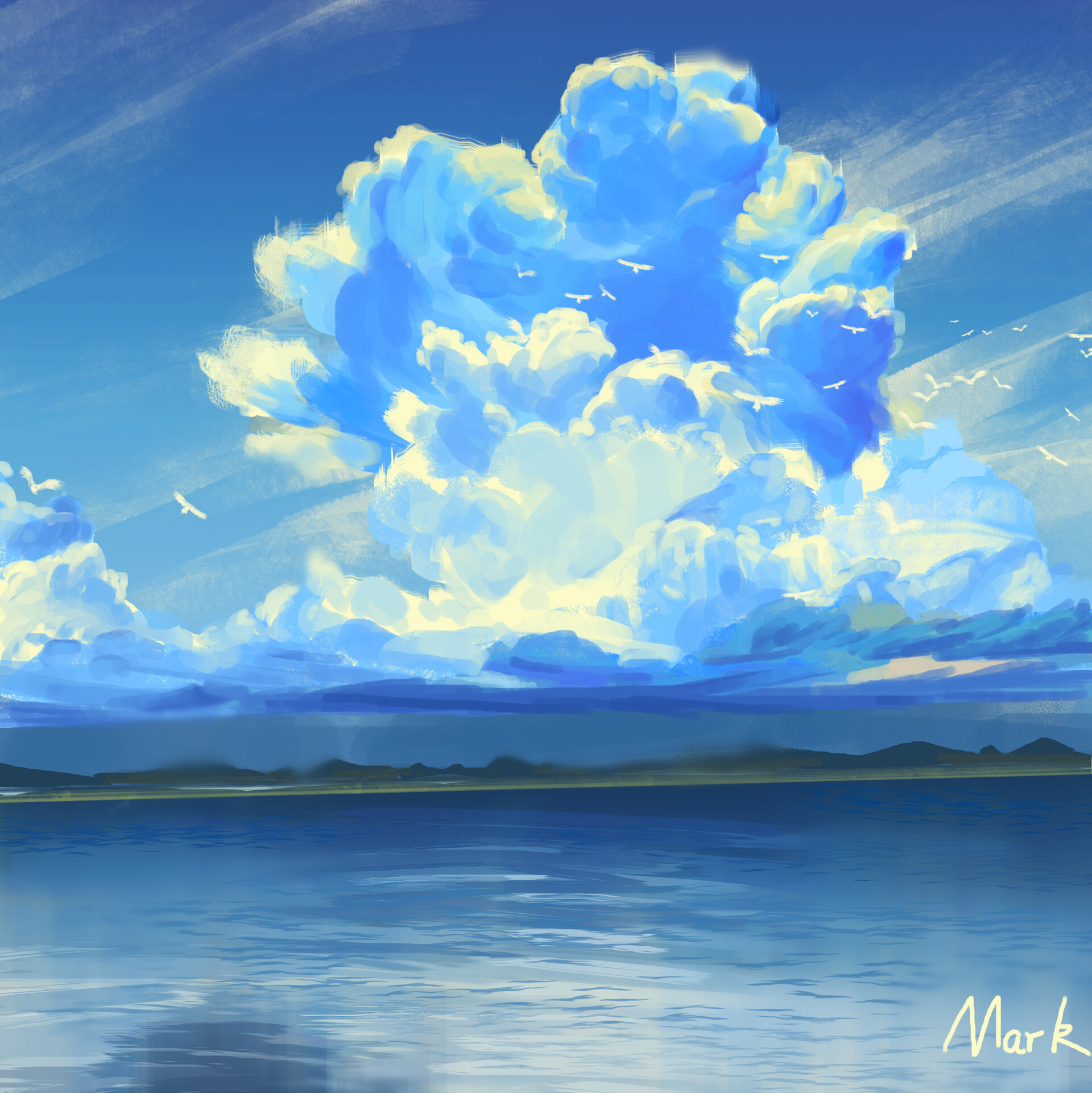 ArtStation - Speed painting cloud