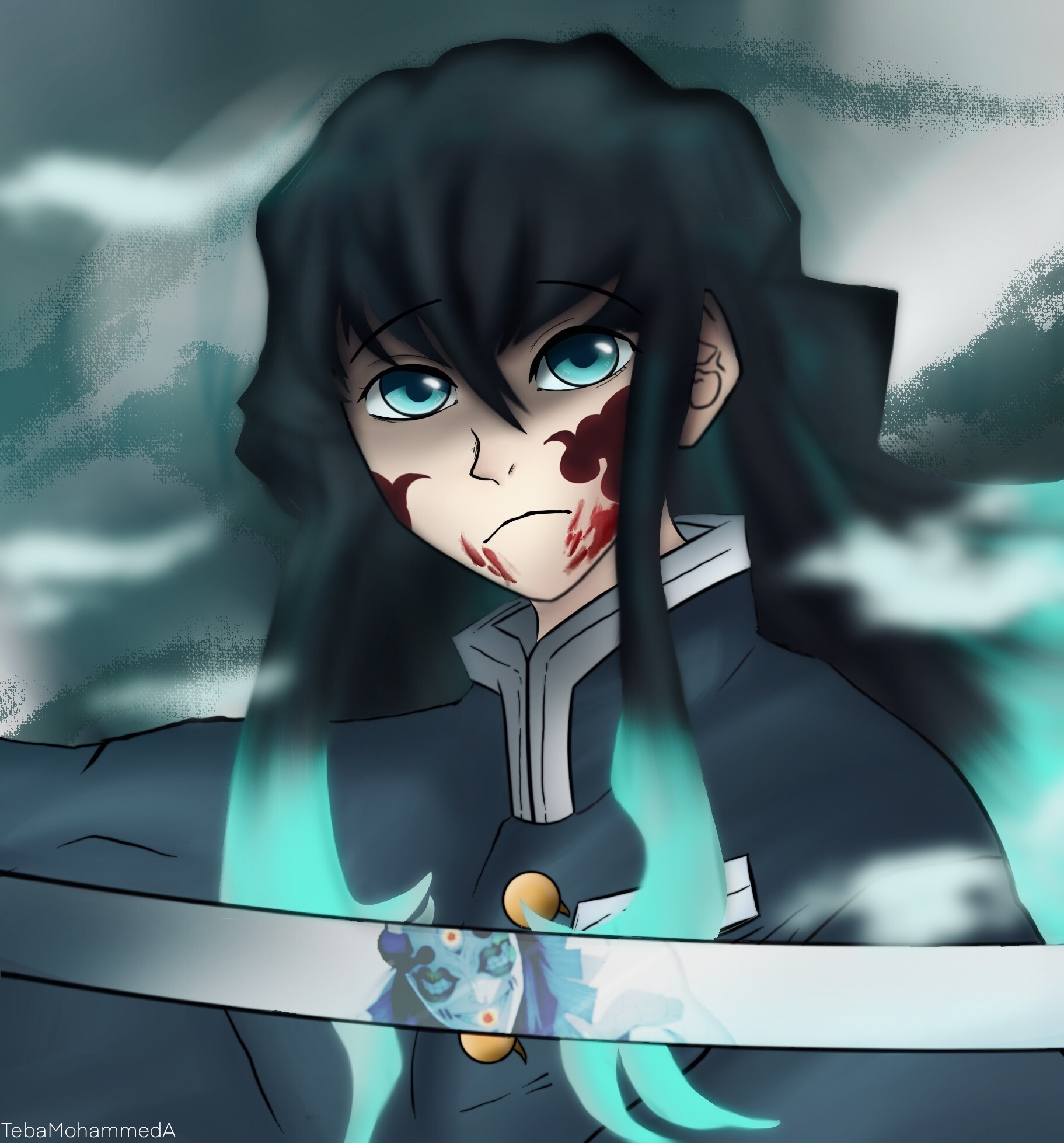 ArtStation - Happy birthday Muichiro Tokito