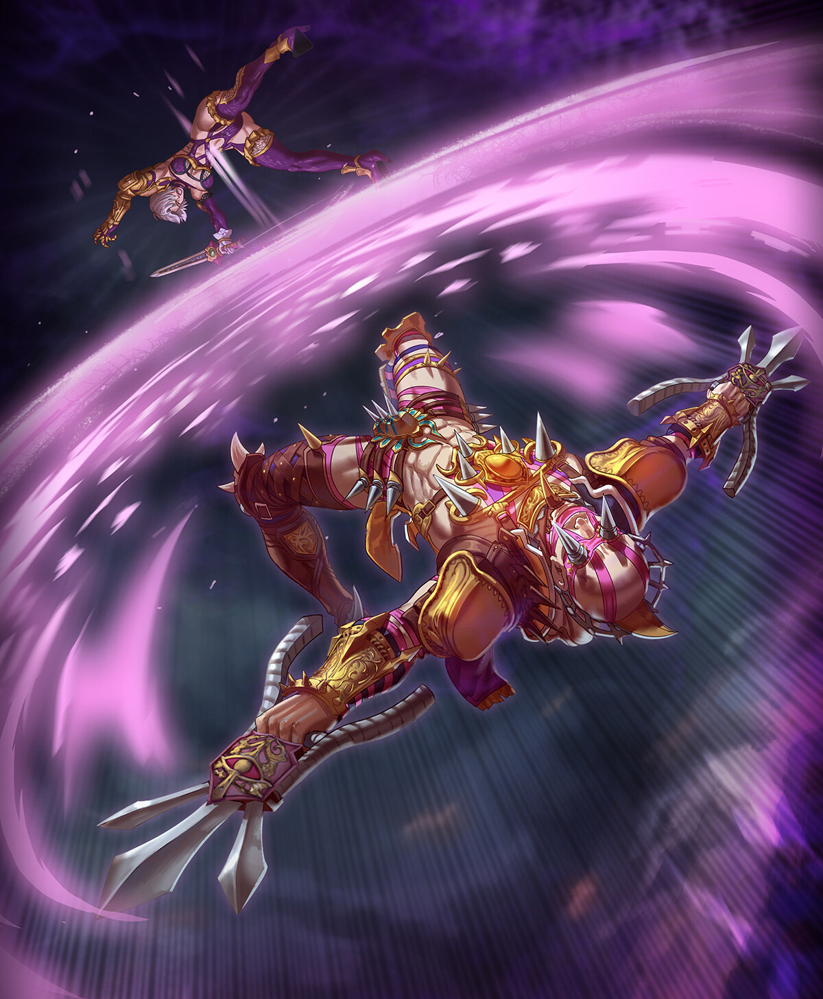 ArtStation - Voldo Downward Spiral attack- UFS