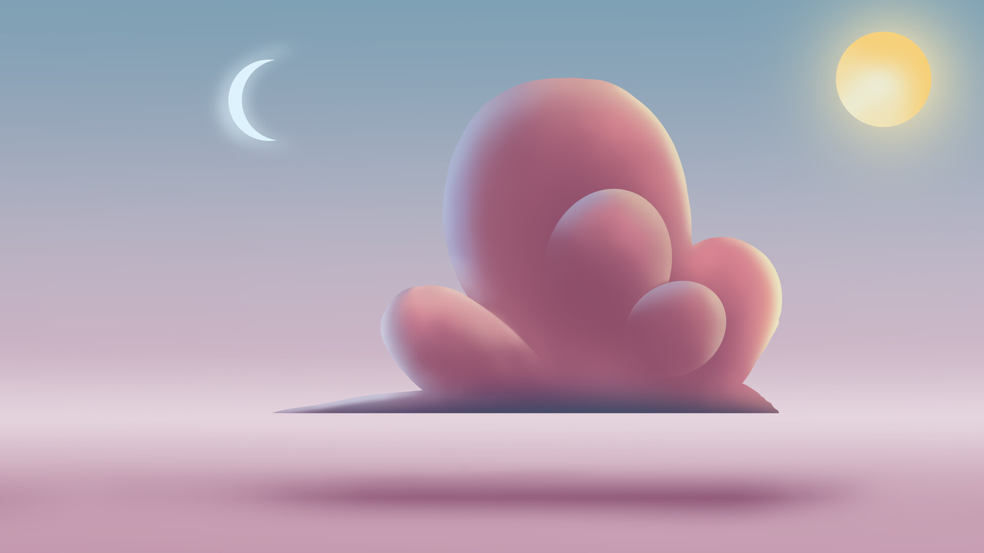 ArtStation - cloud and lighting study