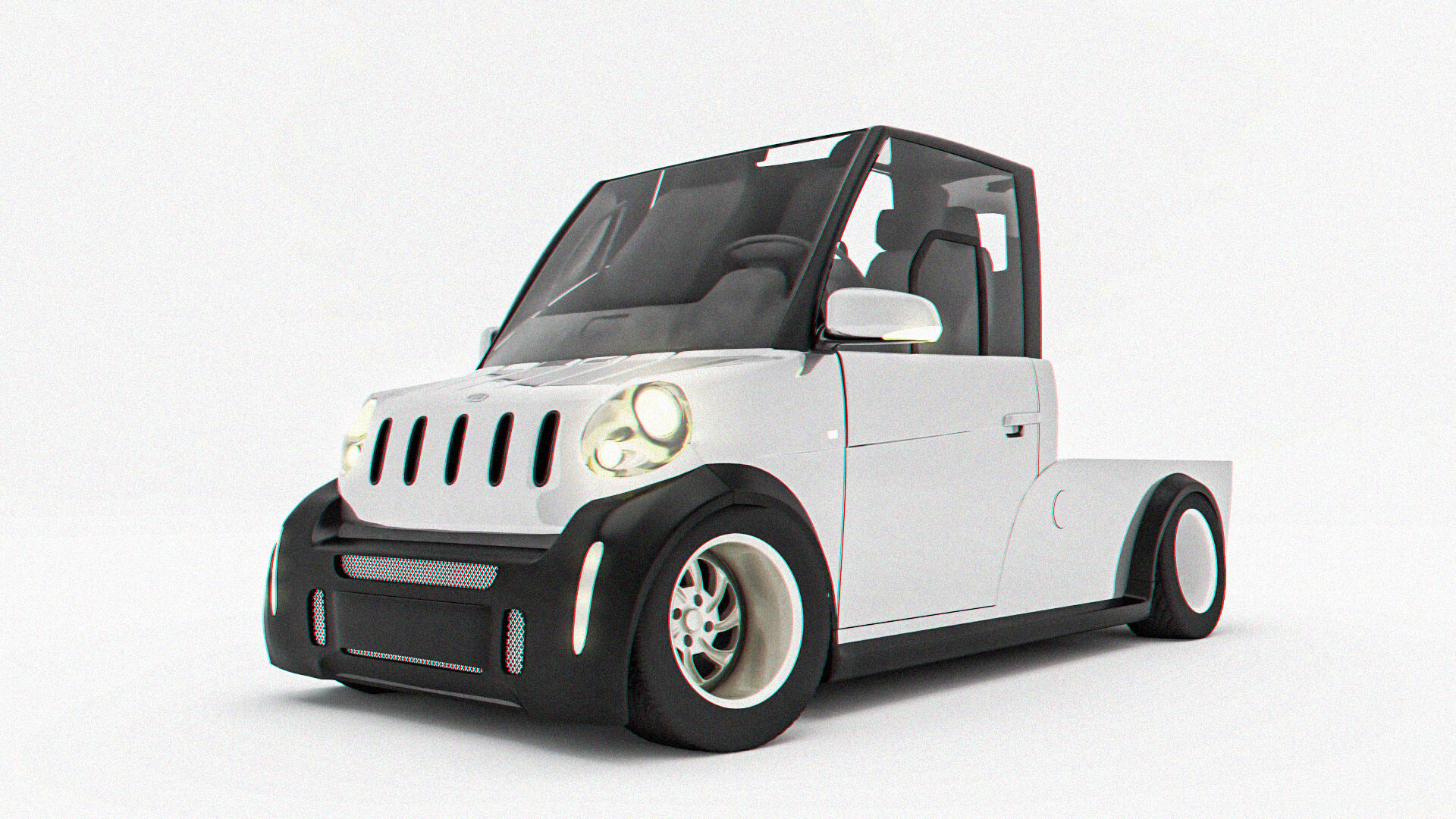 ArtStation - Electric Modified Minivan Full CGI