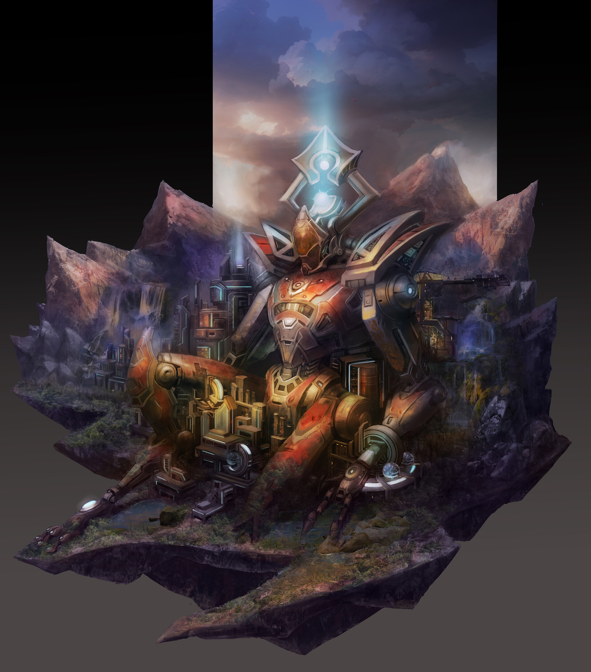 ArtStation - Run-Down Robot City