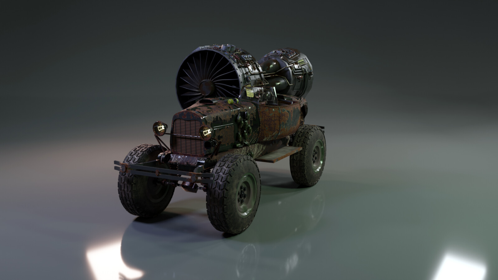 Riley Wood - Dieselpunk Car Model