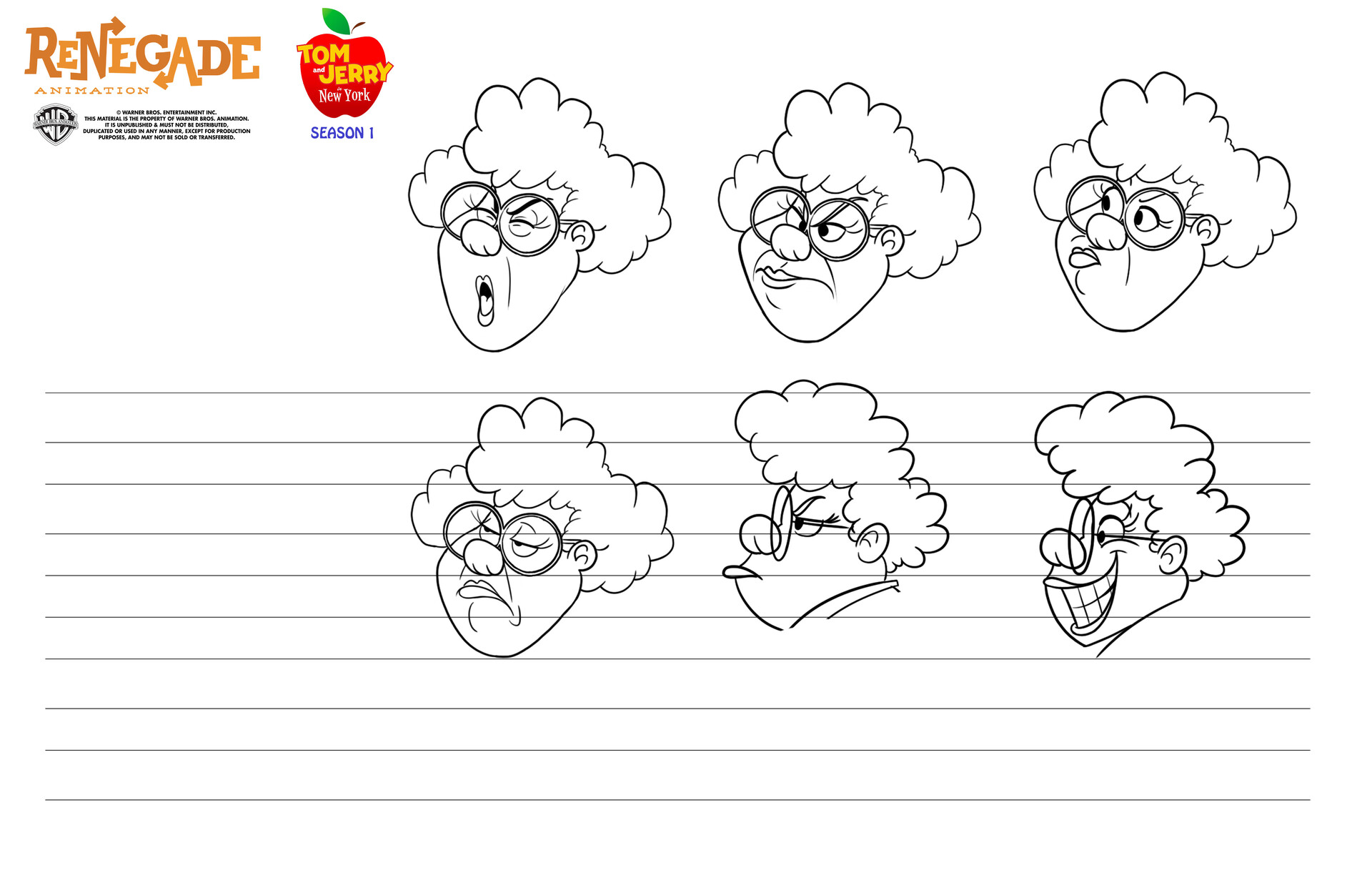 Matt Mozgiel - Tom and Jerry in New York character design