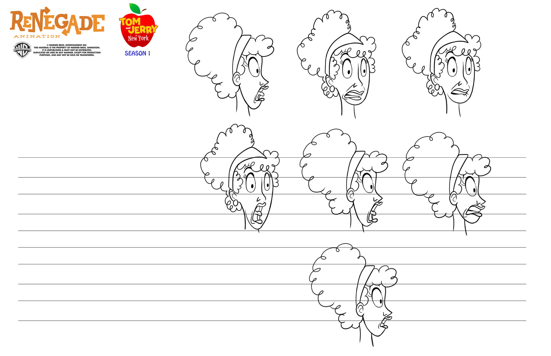 Matt Mozgiel - Tom and Jerry in New York character design