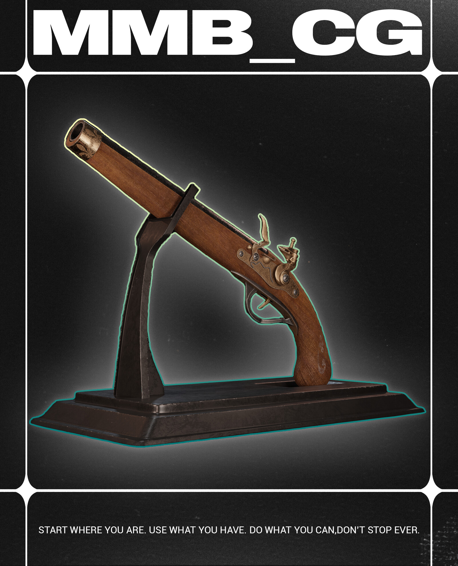 ArtStation - Old Pistol Gun