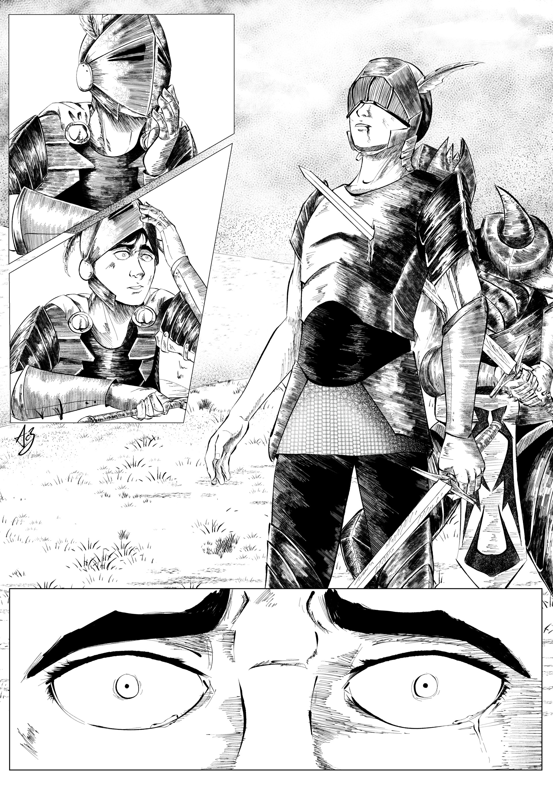 ArtStation - Manga Style Panel