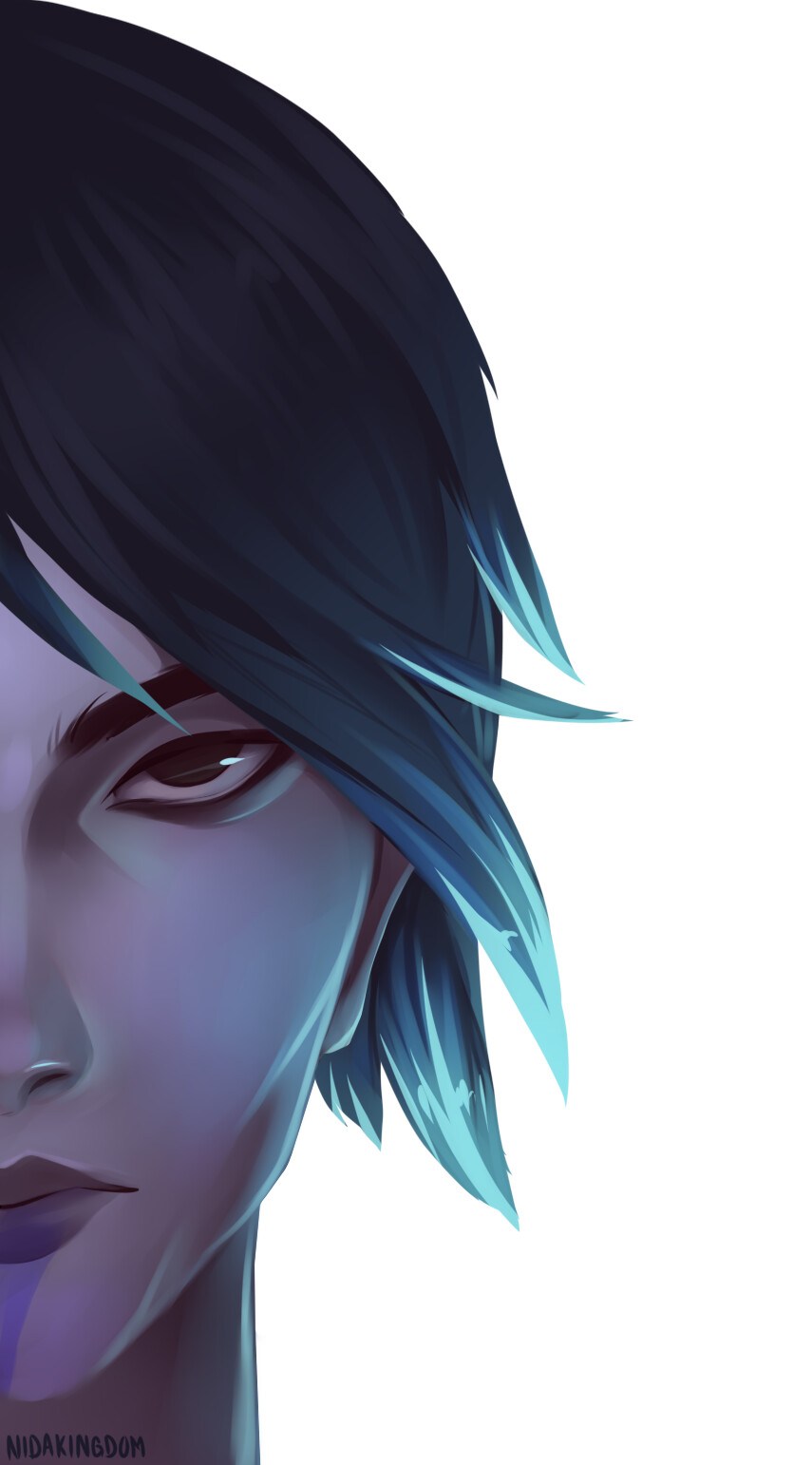 ArtStation - Aphelios - Extreme close-up