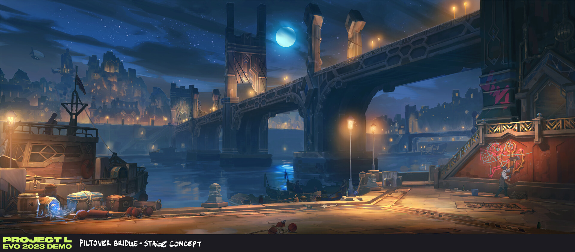 Kiel Whitaker - Project L - Piltover Bridge Stage