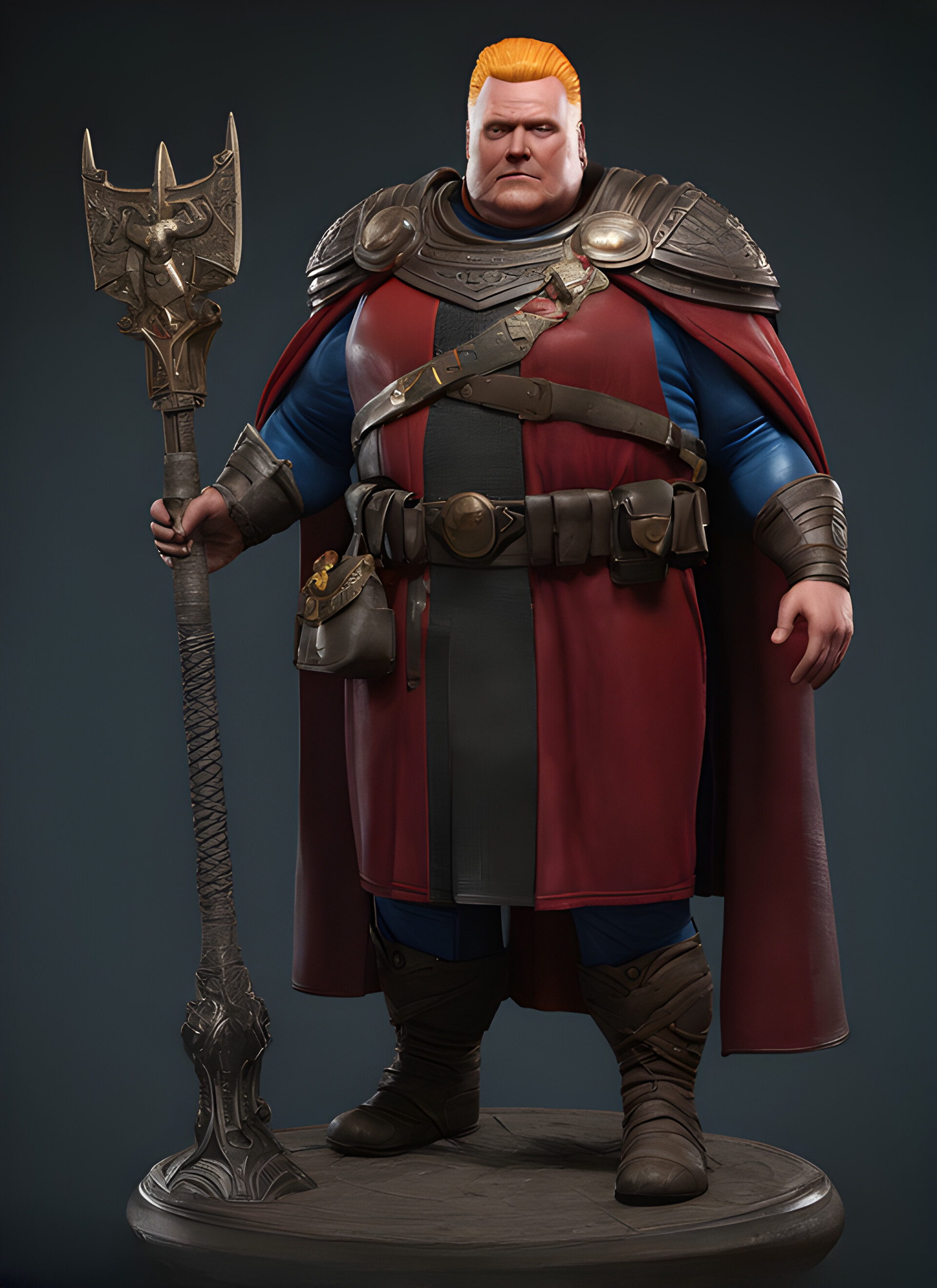 ArtStation - male 3d character in a medeival costume