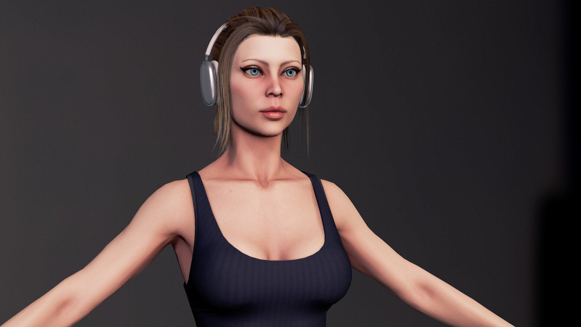 ArtStation - Game ready character Sportgirl