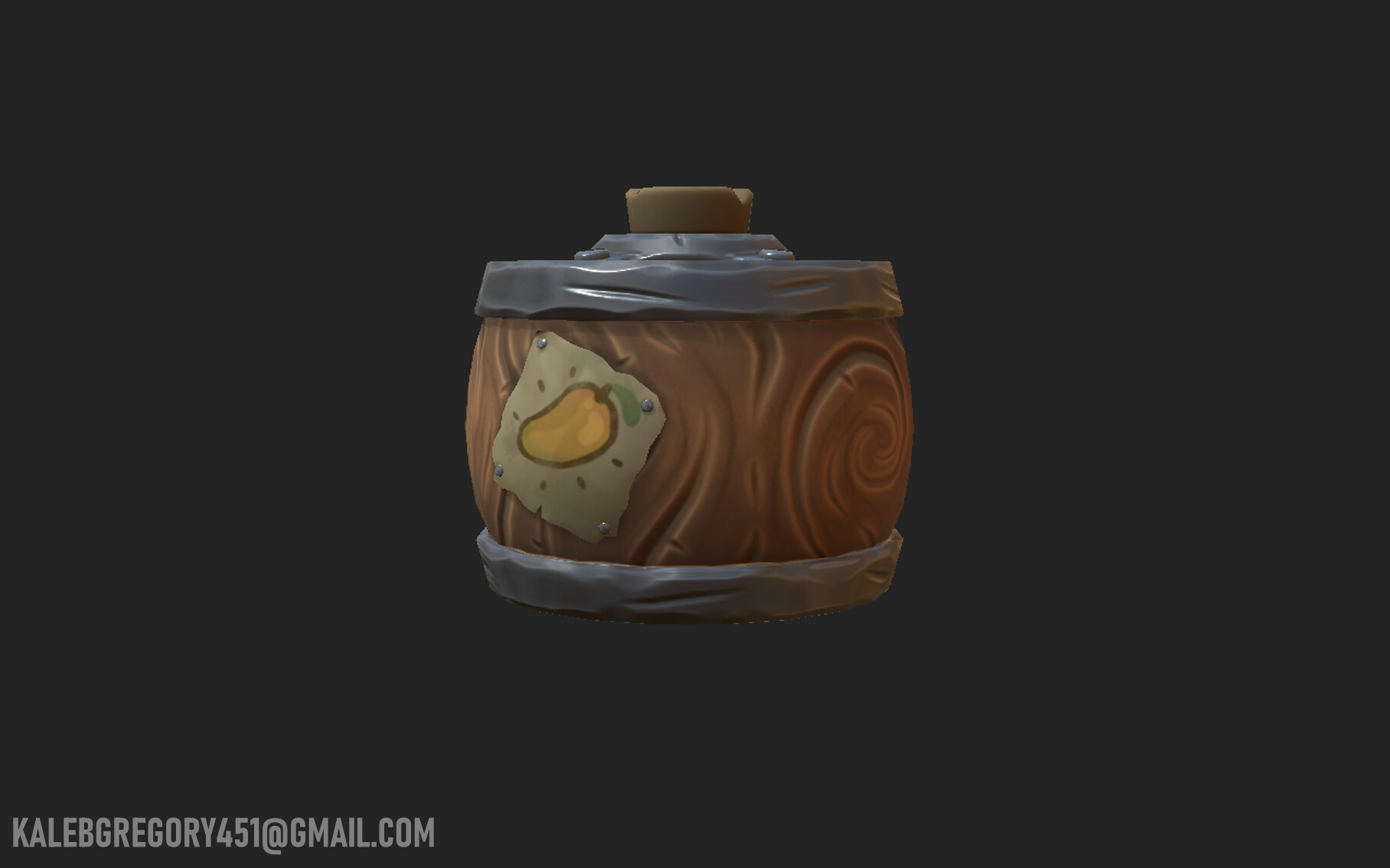 ArtStation - Stylized Barrel