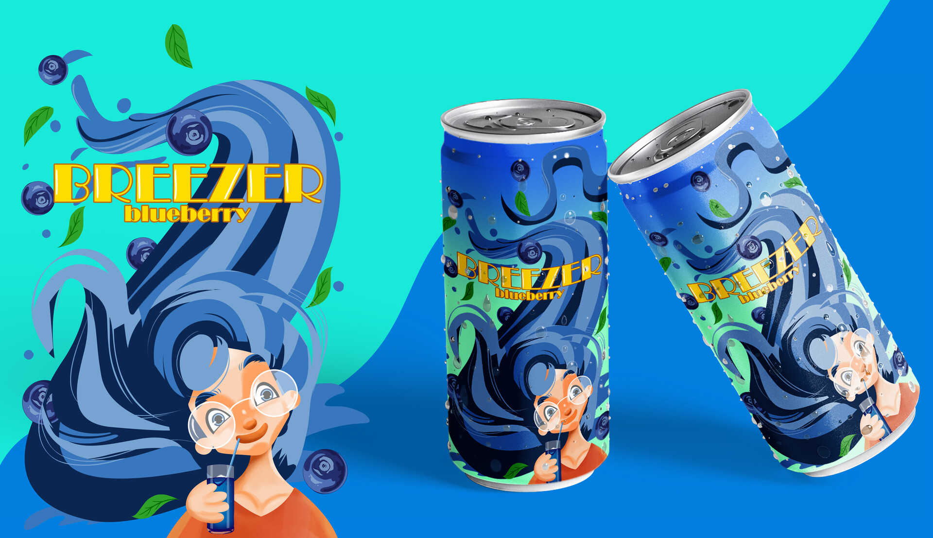 ArtStation - breezer packaging design