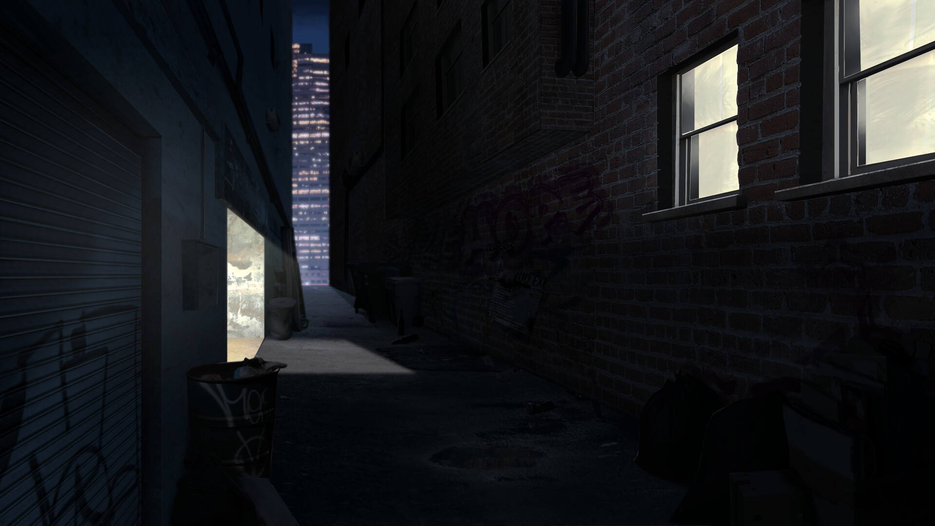 Trina Ylanan - Untitled Visual Novel Concept Art Backgrounds & Characters