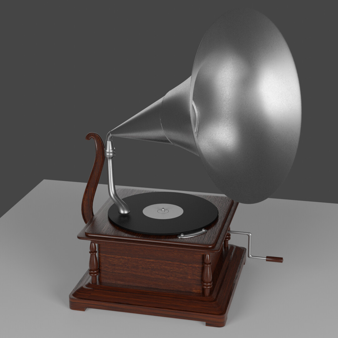 ArtStation - Gramophone 3D model