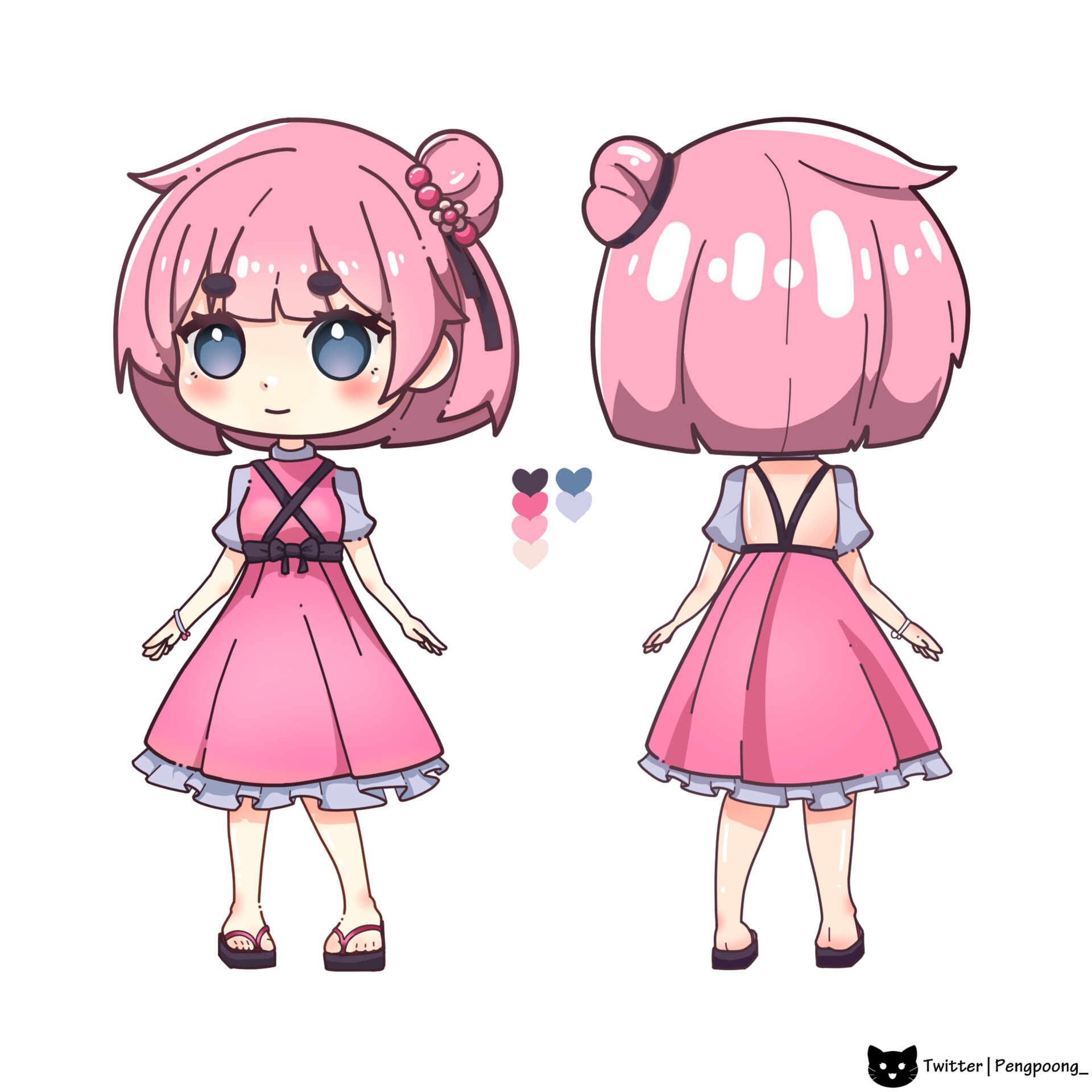 ArtStation - Peachie | Chibi Character Sheet
