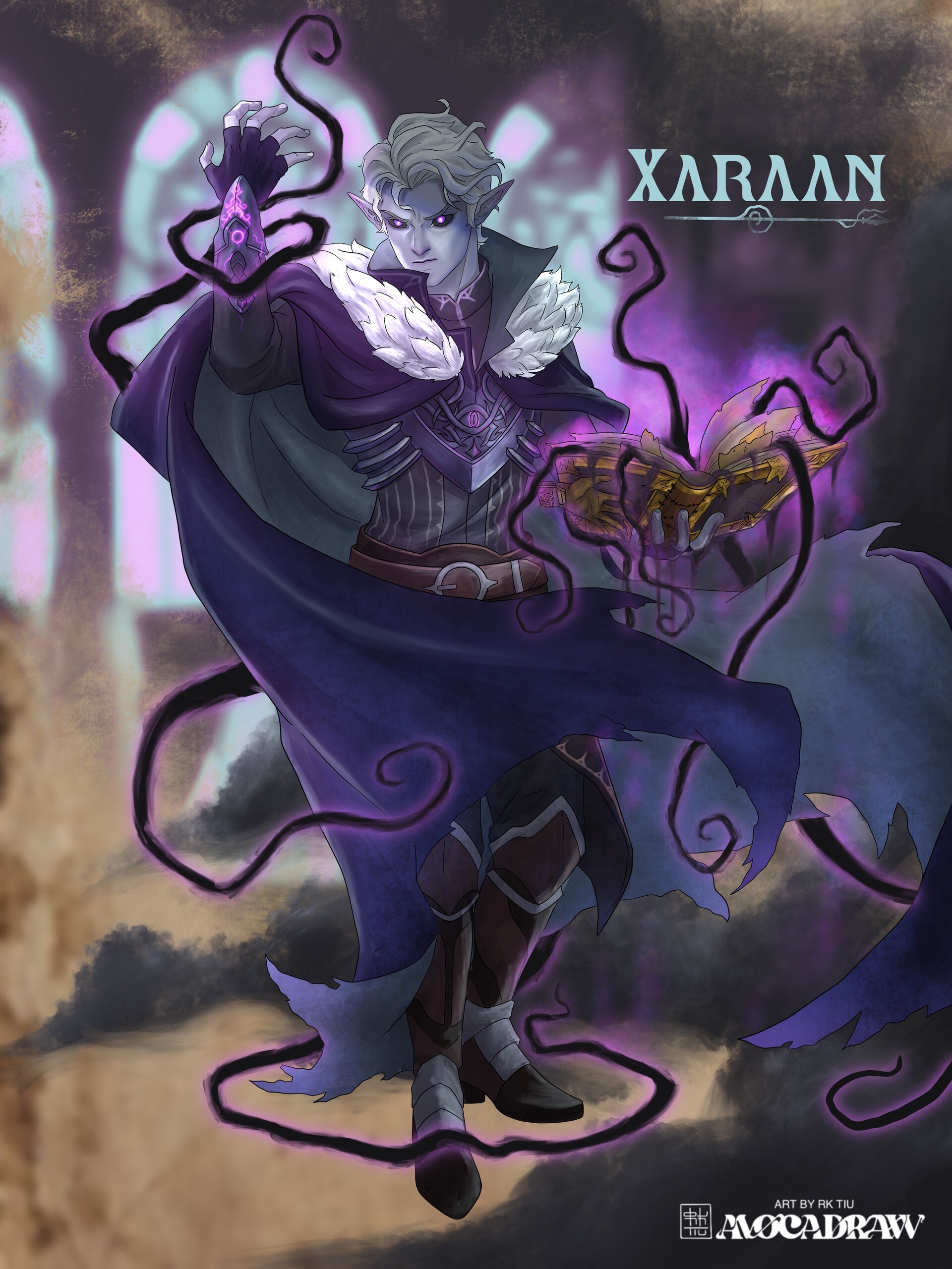 ArtStation - Xaraan the warlock
