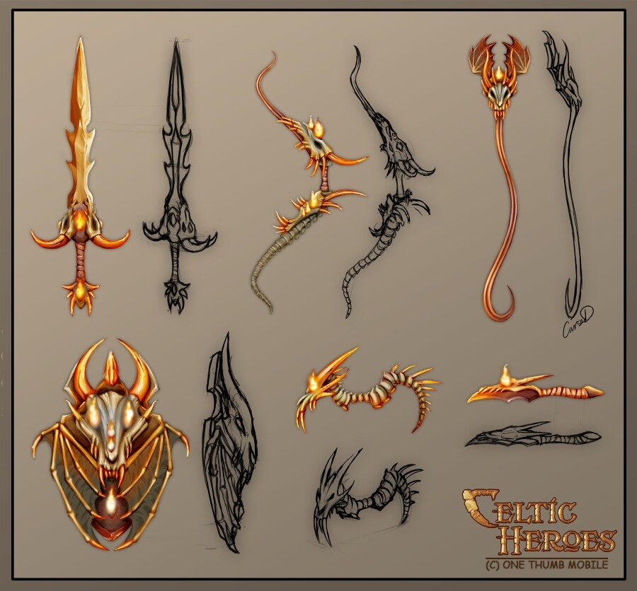 ArtStation - Weapons concept