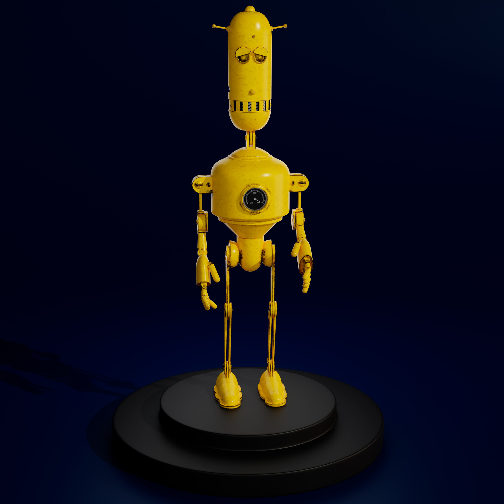 ArtStation - Yellow Robot