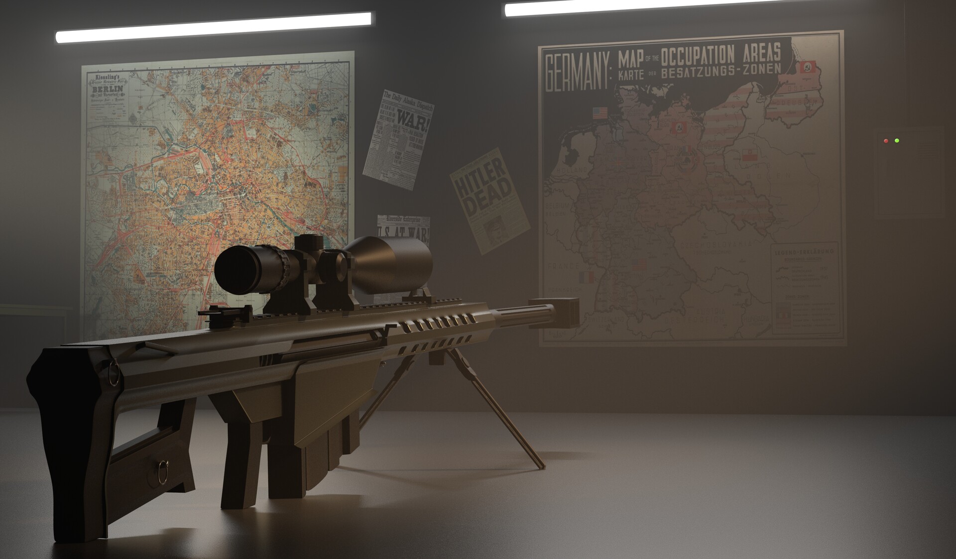 ArtStation - M82A1 Sniper