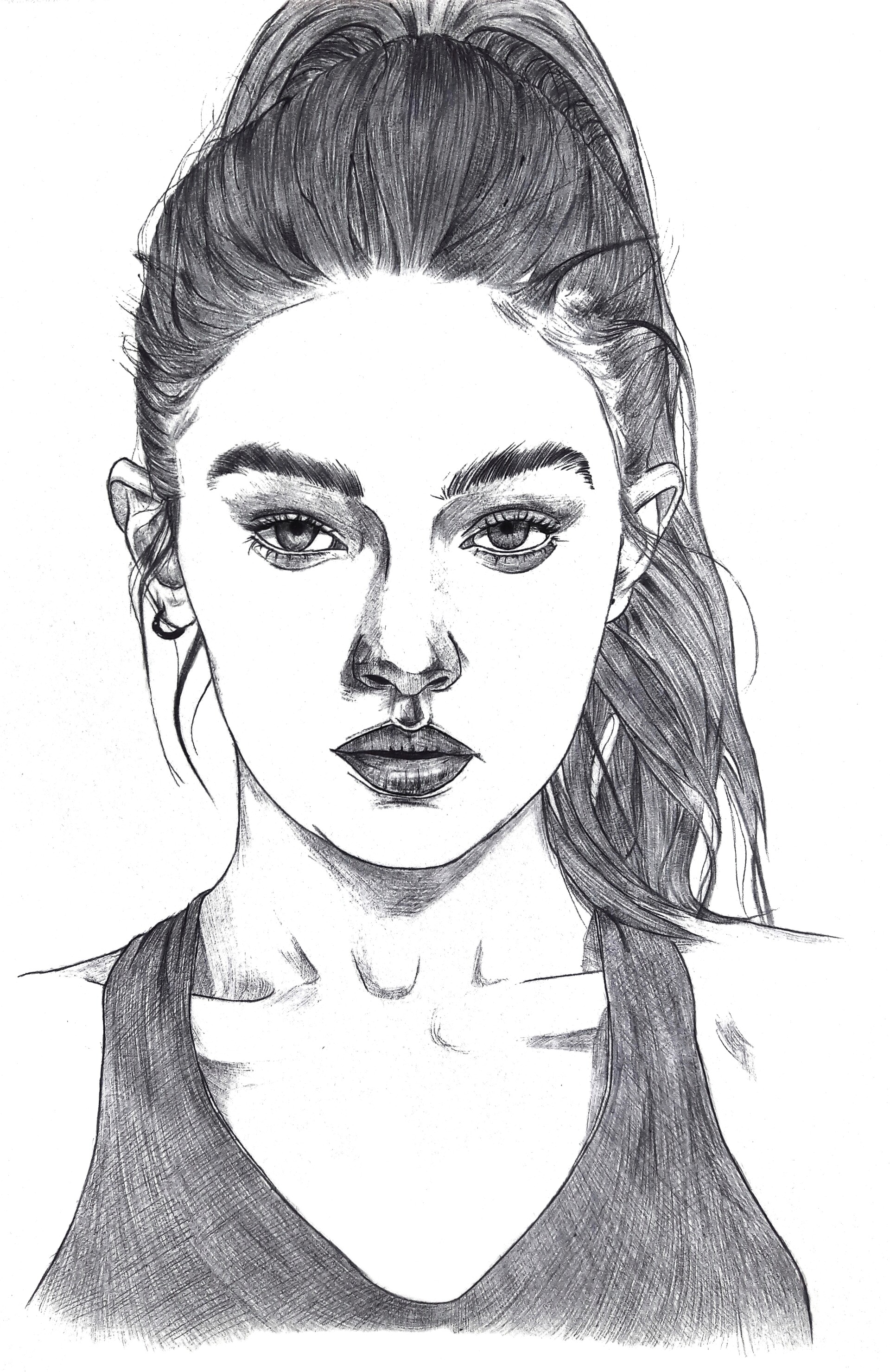 ArtStation - Drawing 🏼: Gigi Hadid