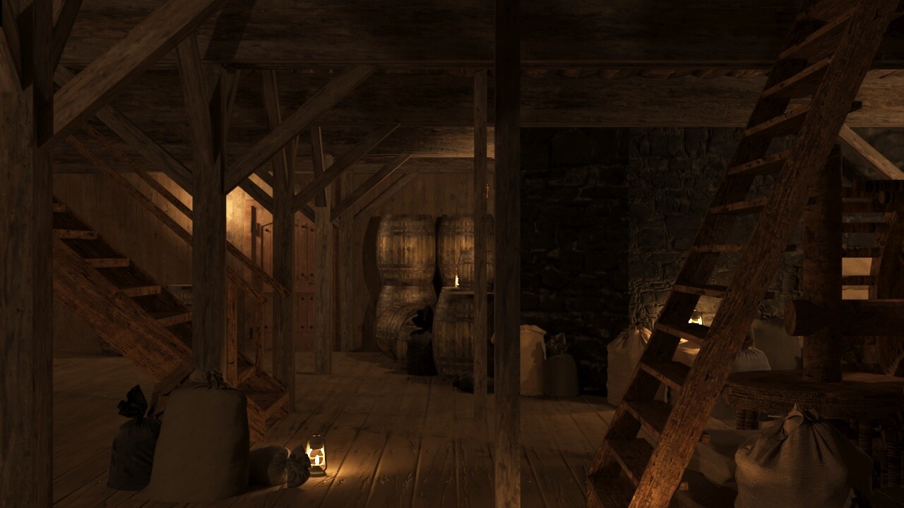 ArtStation - II."Pan's labyrinth" set design, Undergraduate project