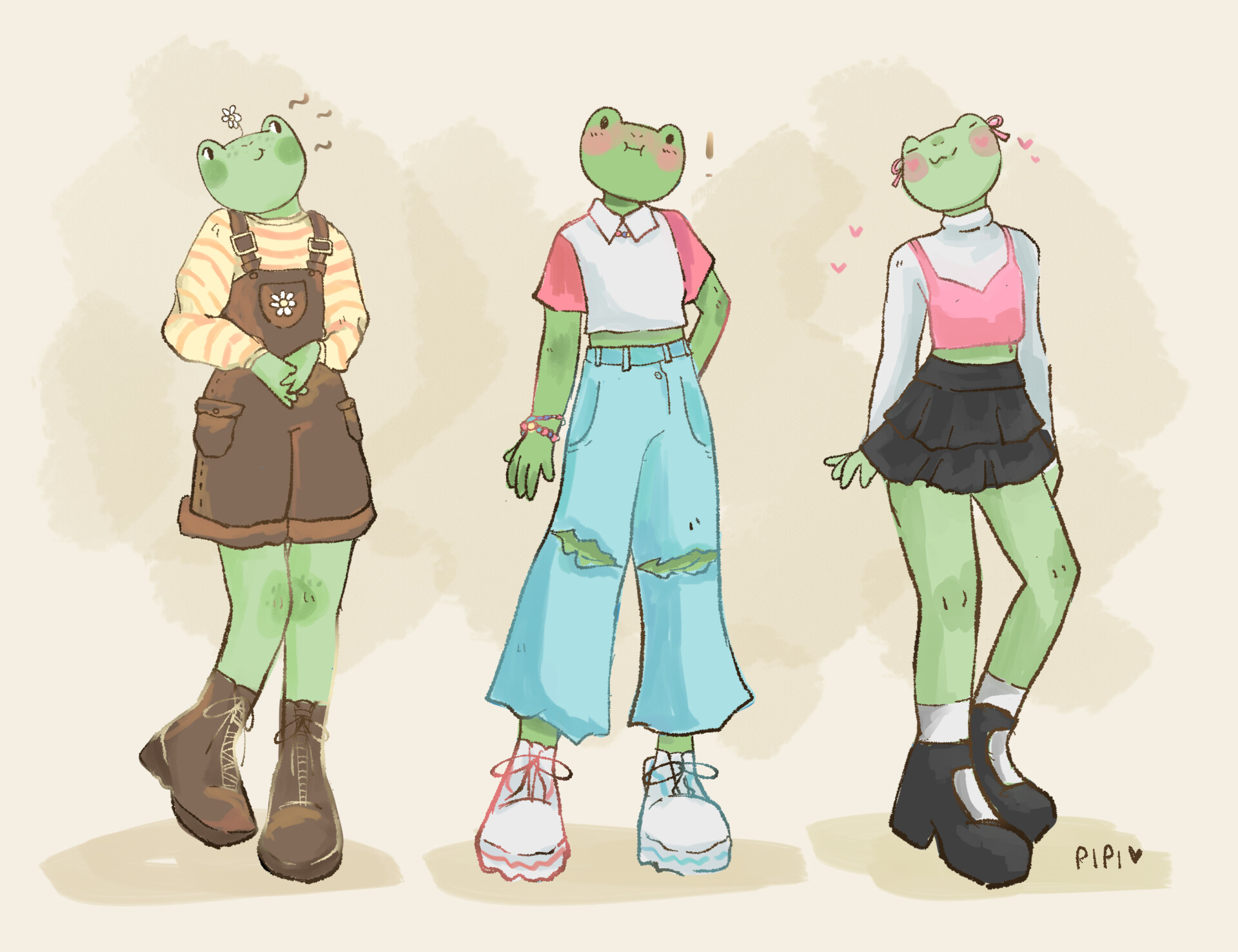 ArtStation - Froggy friends