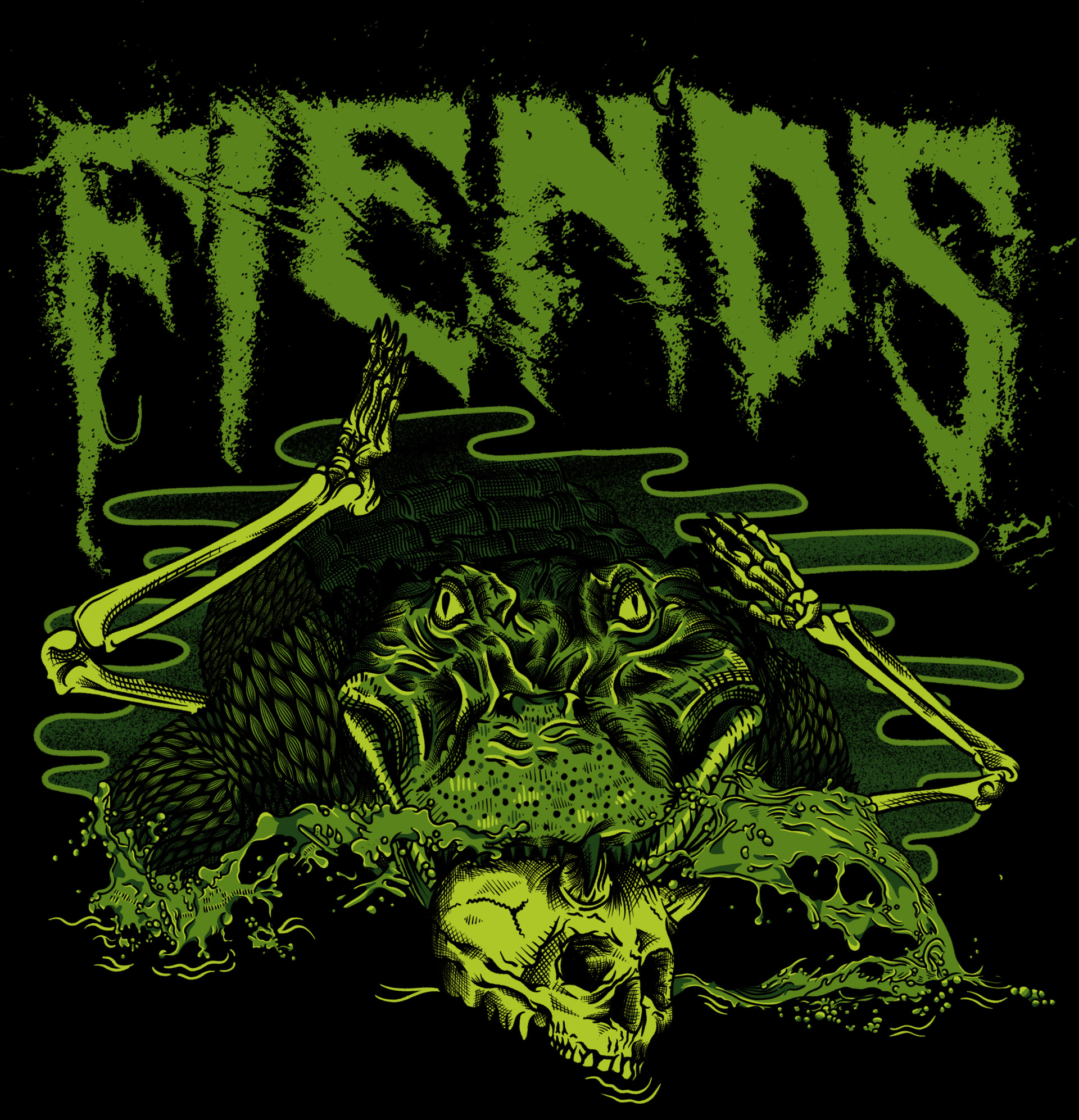 ArtStation - Fiends - Gator Attack