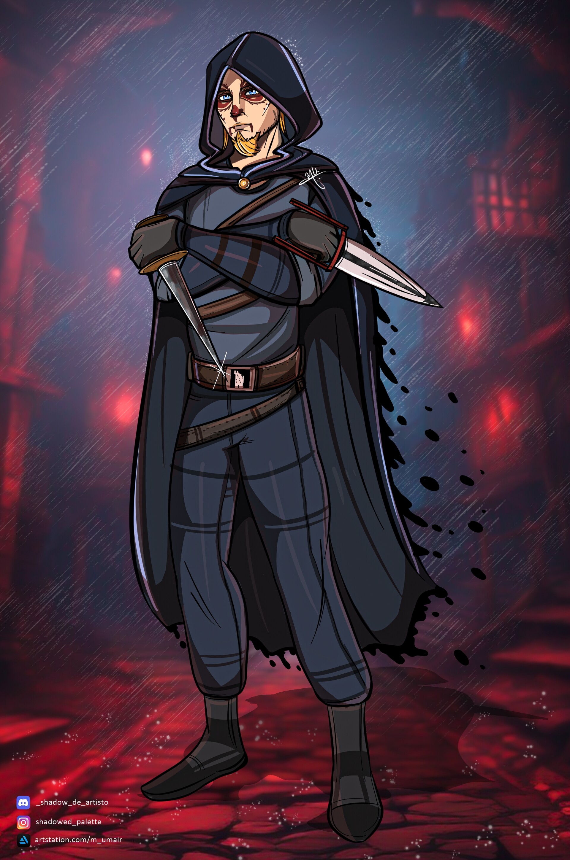 ArtStation - Commissioned Artwork: Halfling Male Assassin (Original ...