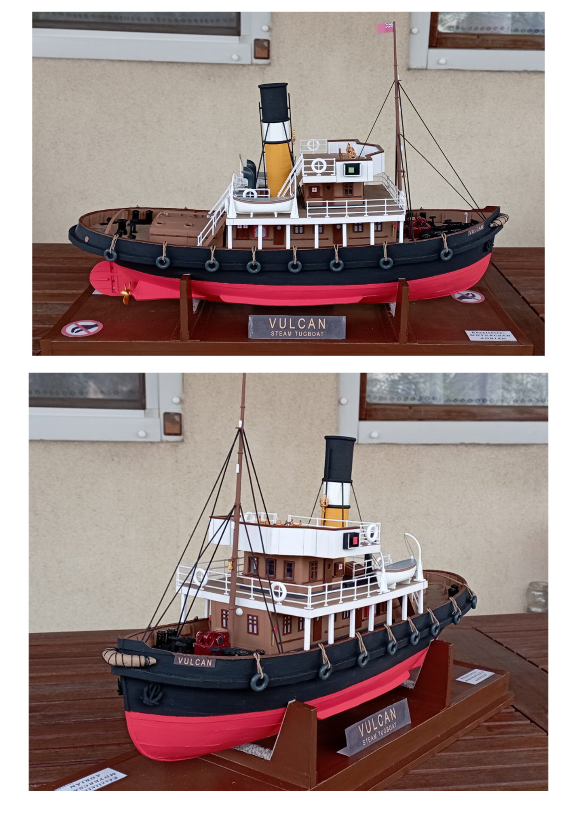 ArtStation - Vulcan Steam Tugboat model 1/64