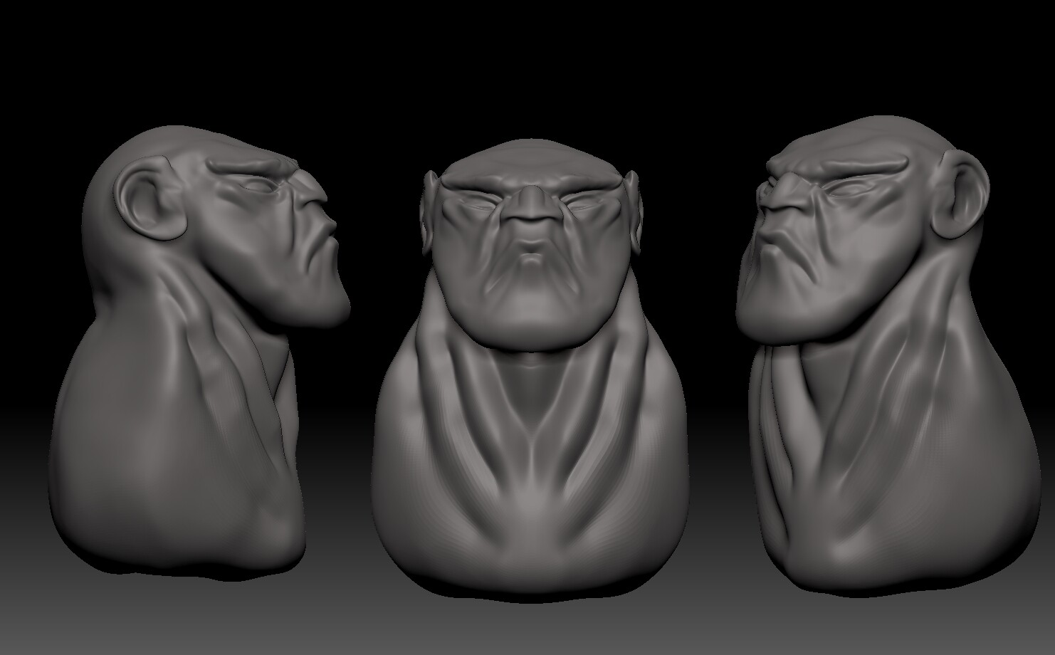 ArtStation - ZBrush Character Sculpt,Lighting and Texturing