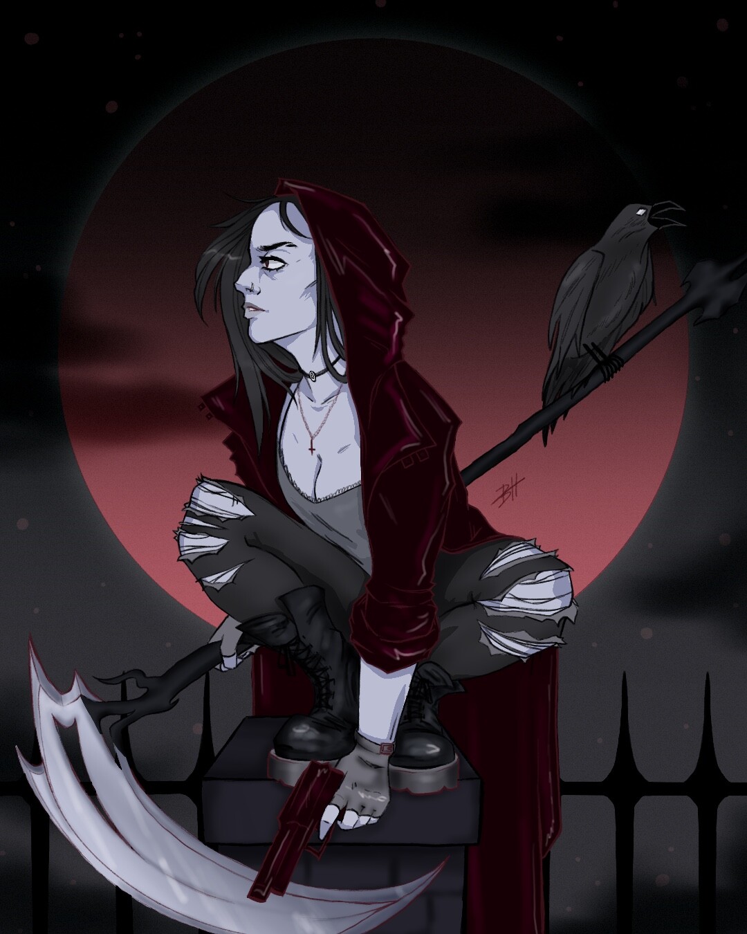 ArtStation - Gothic Comic Book Cover Concept