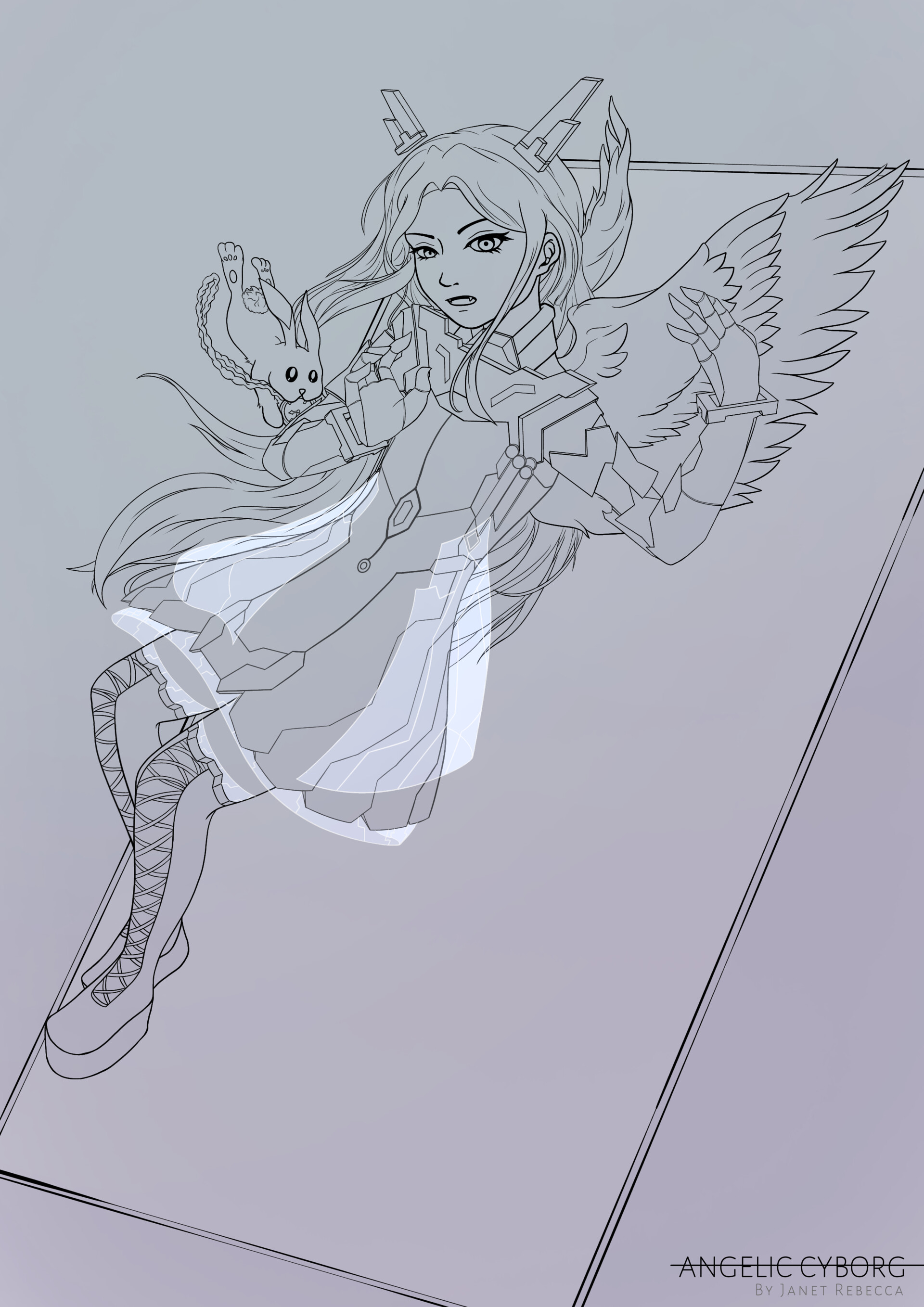 ArtStation - Angelic Cyborg